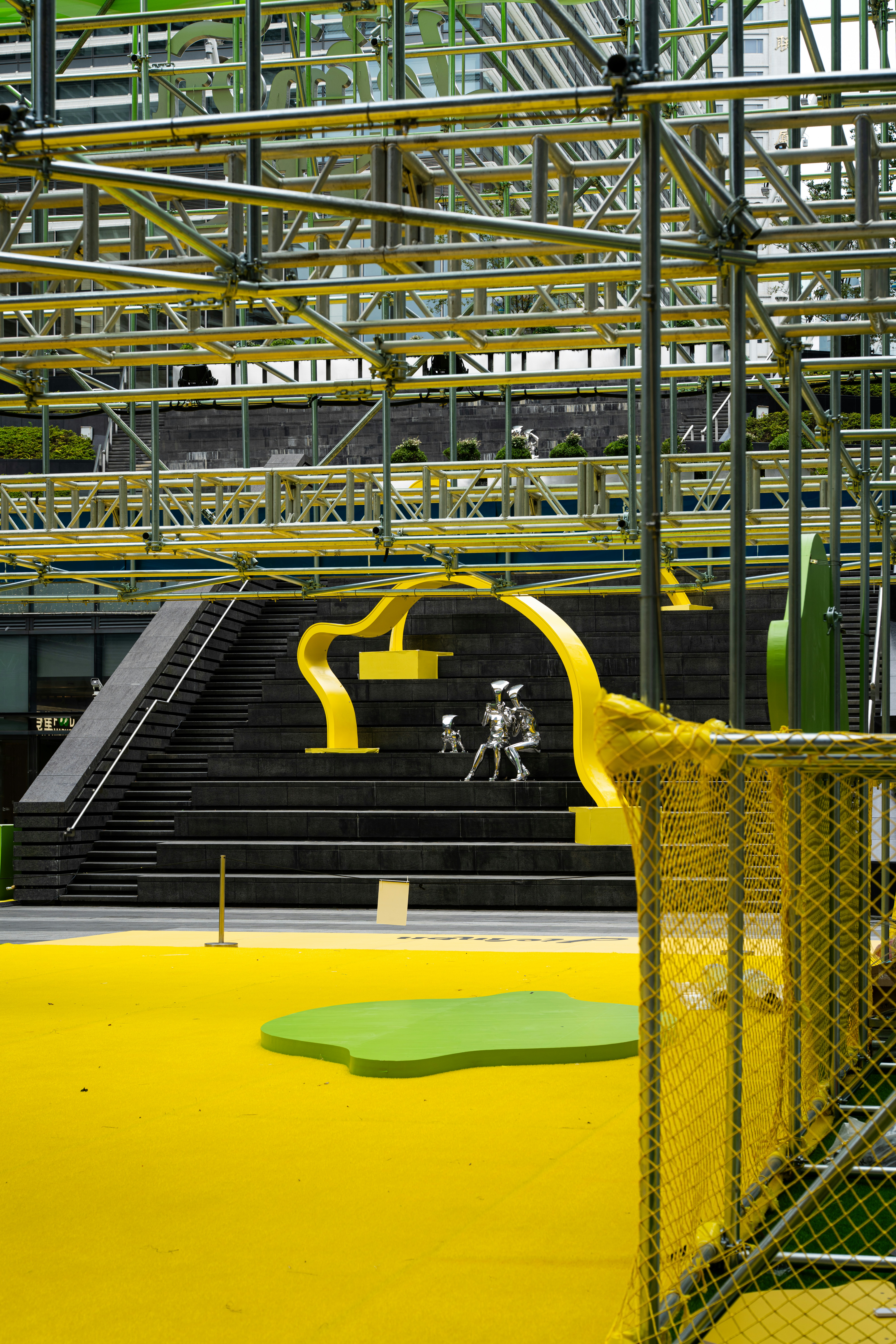 Urban Playground: A Dance of Color and Structure