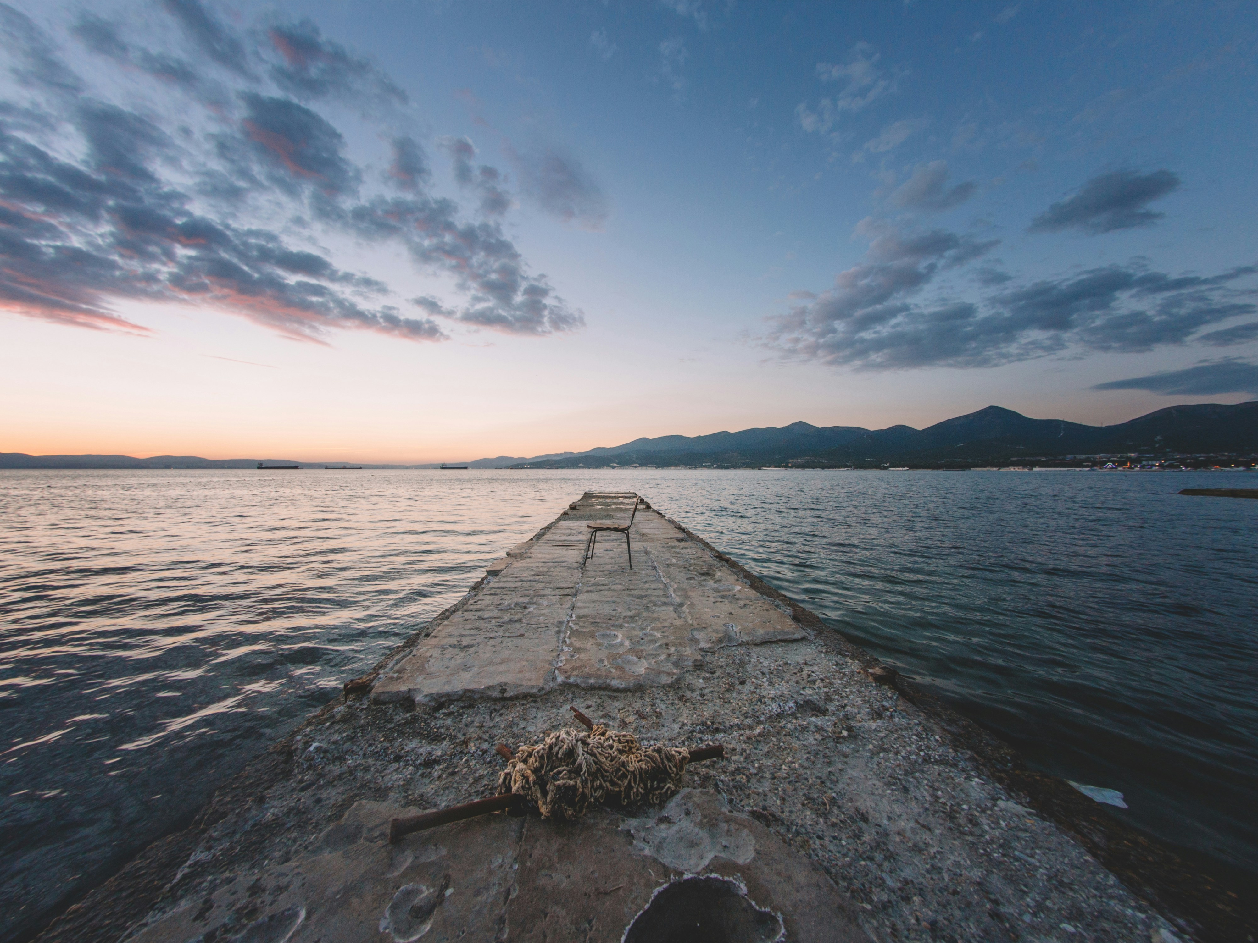 Journey to the Horizon: A Pier's Solitary Path