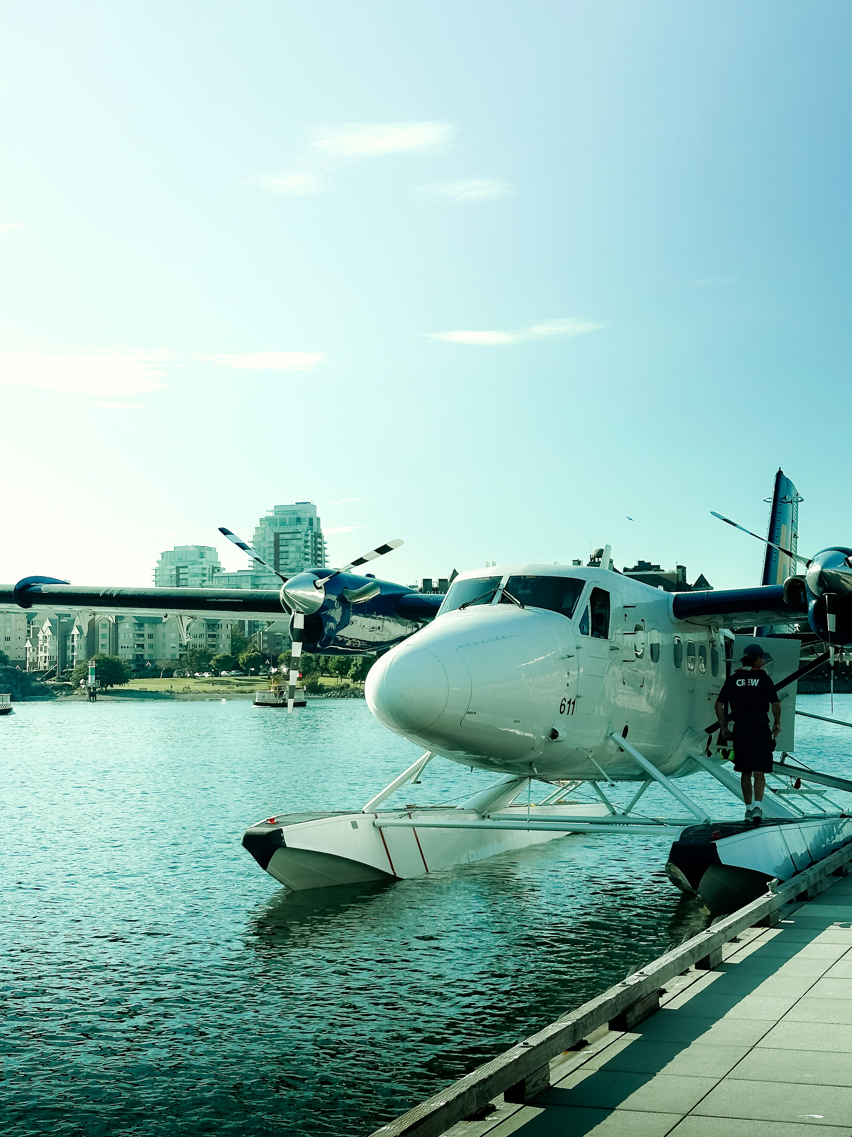 Aqua Ascent: The Seaplane's Departure