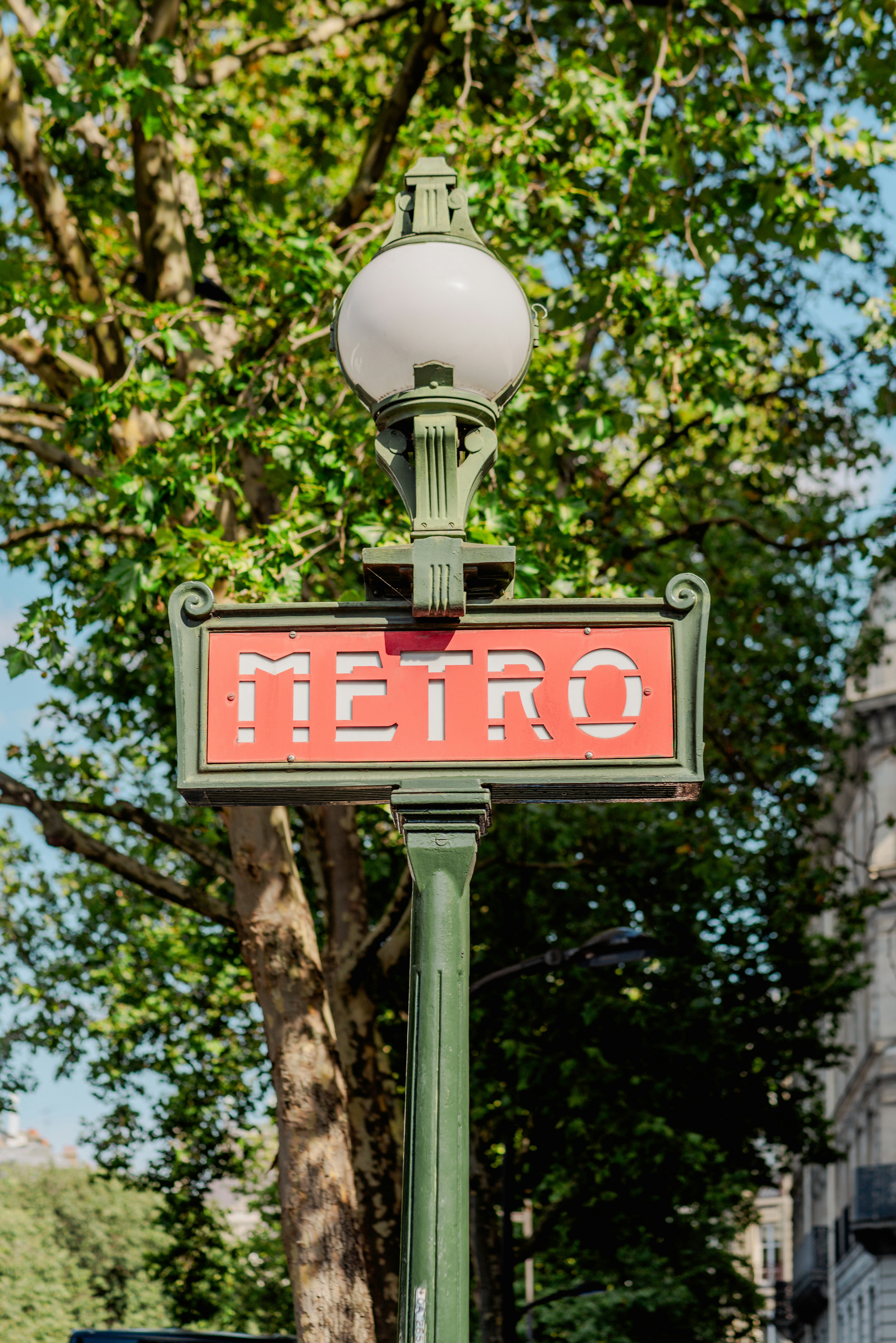 Urban Emblem: The Iconic Metro Sign