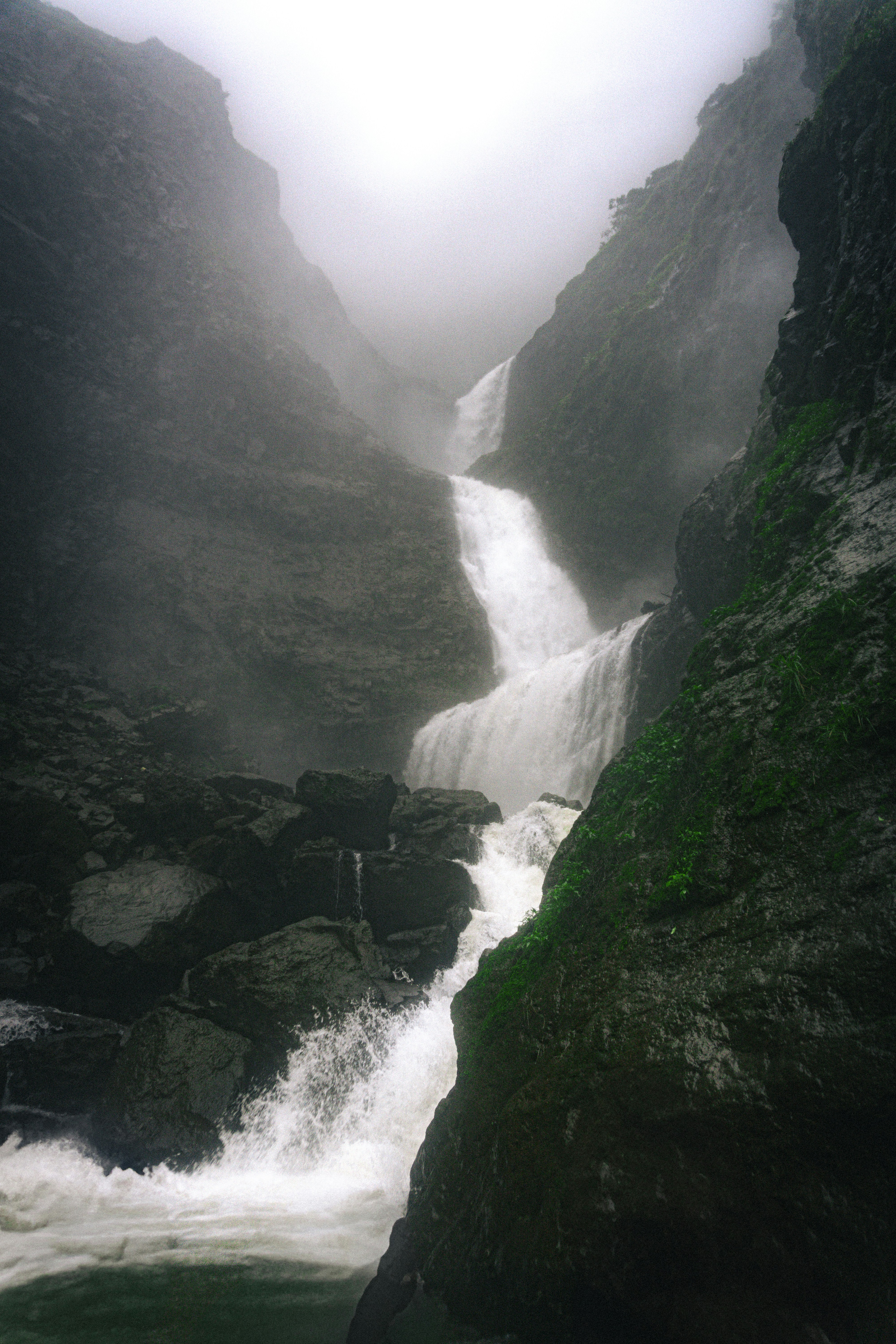 Veiled Cascade: Nature's Hidden Gem