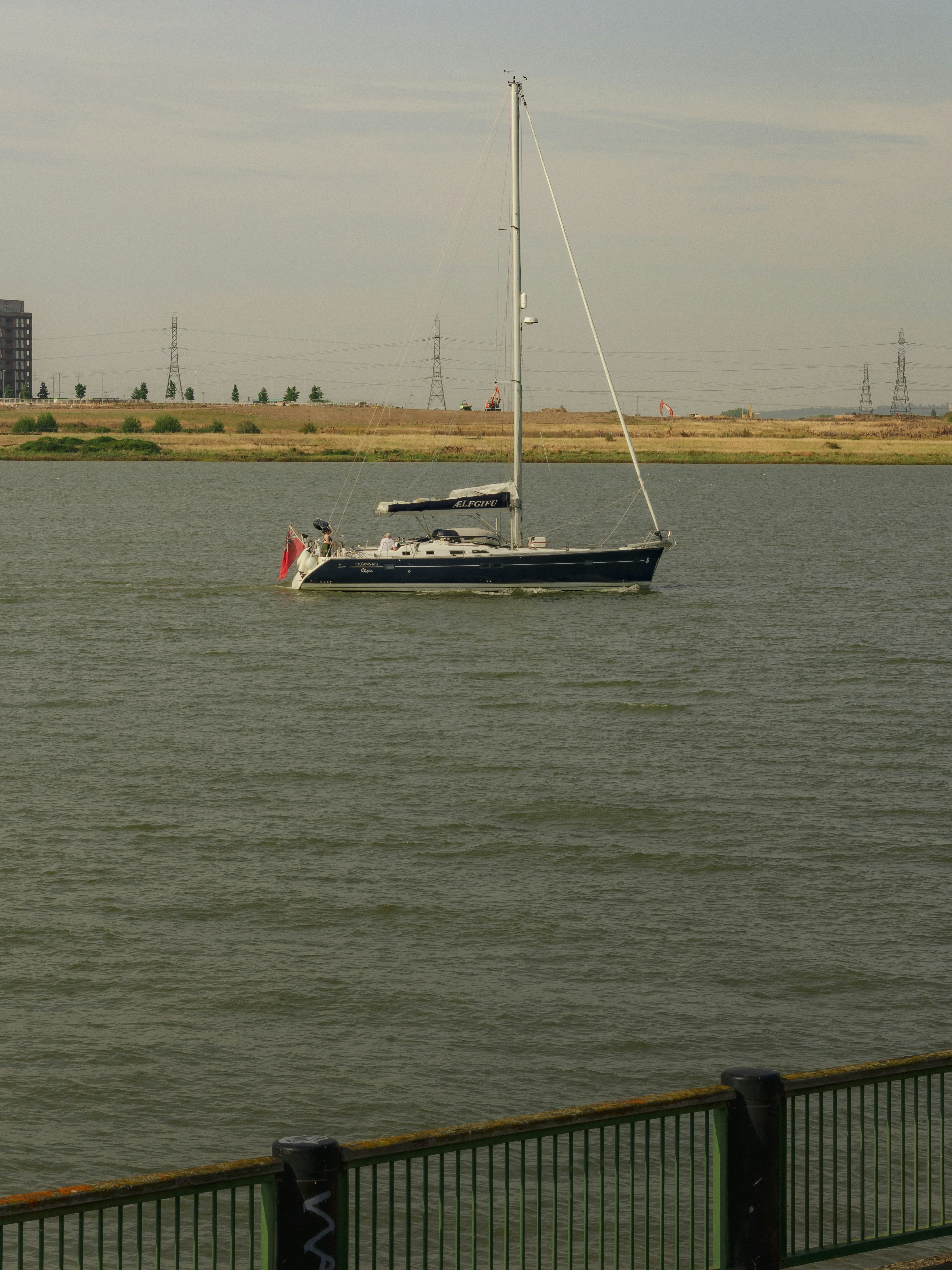Sailing Serenity: A Vessel's Journey Through Tranquil Waters