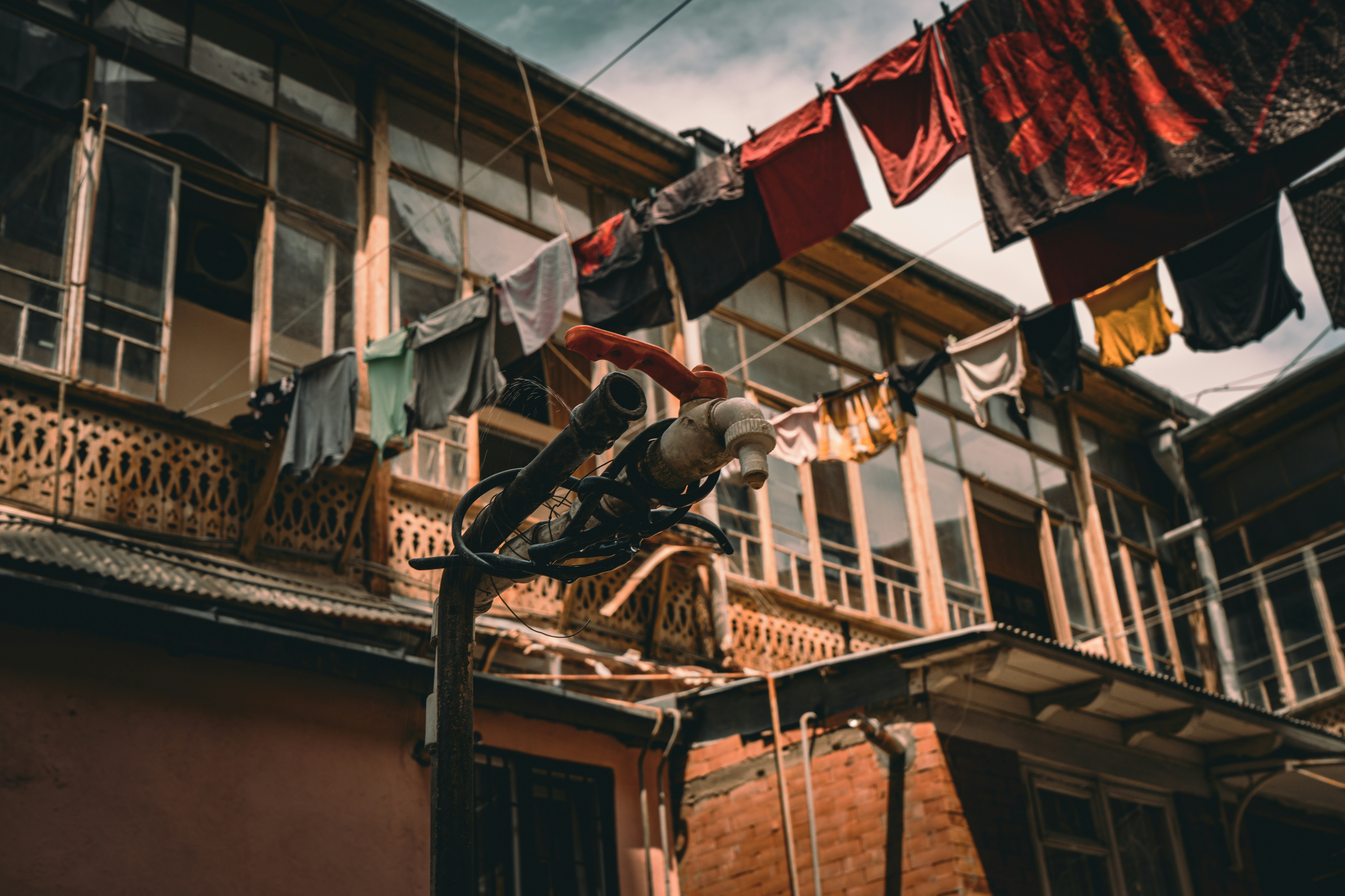 Threads of Daily Life: A Tapestry of Color