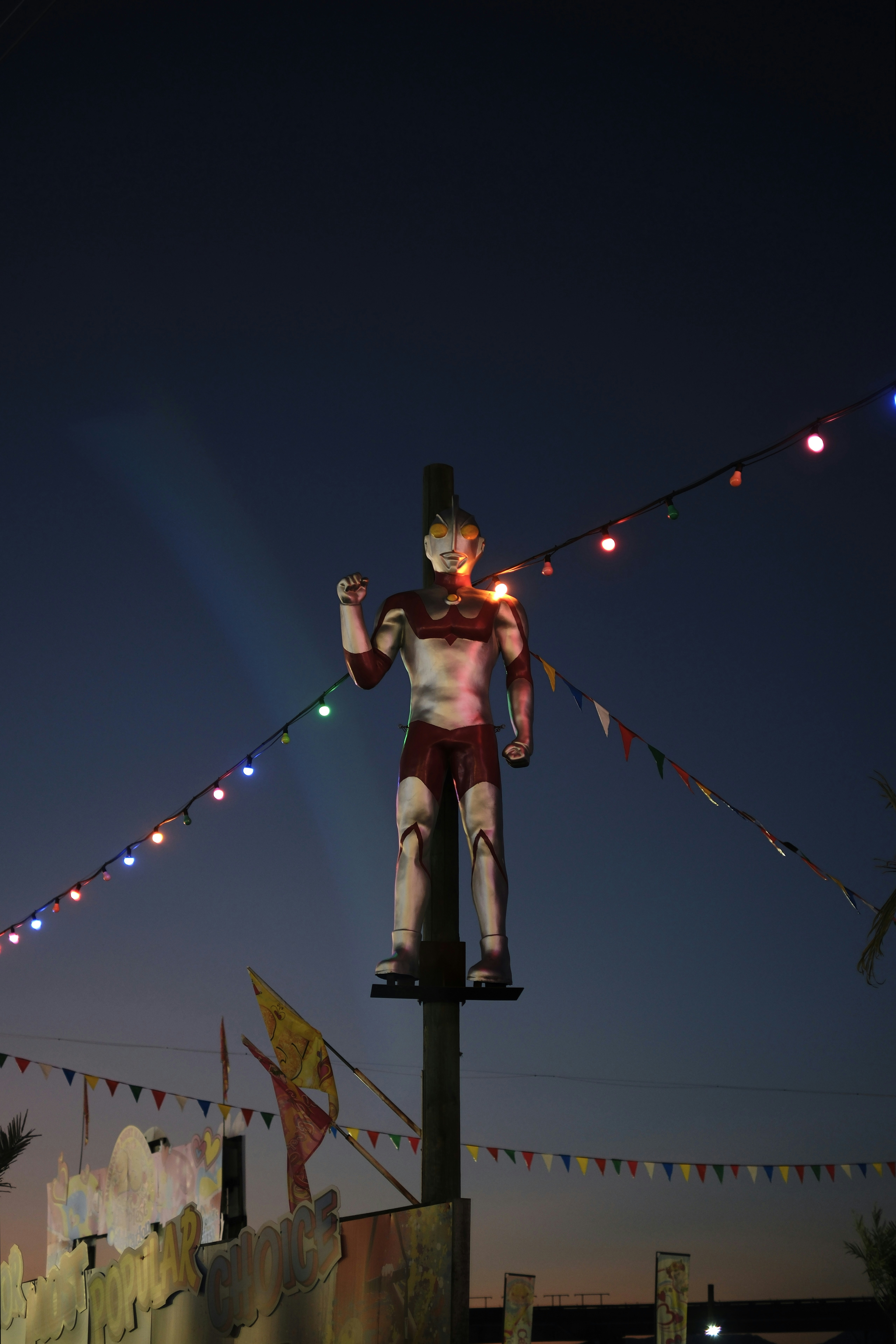 The Sentinel of the Night: A Neon Guardian