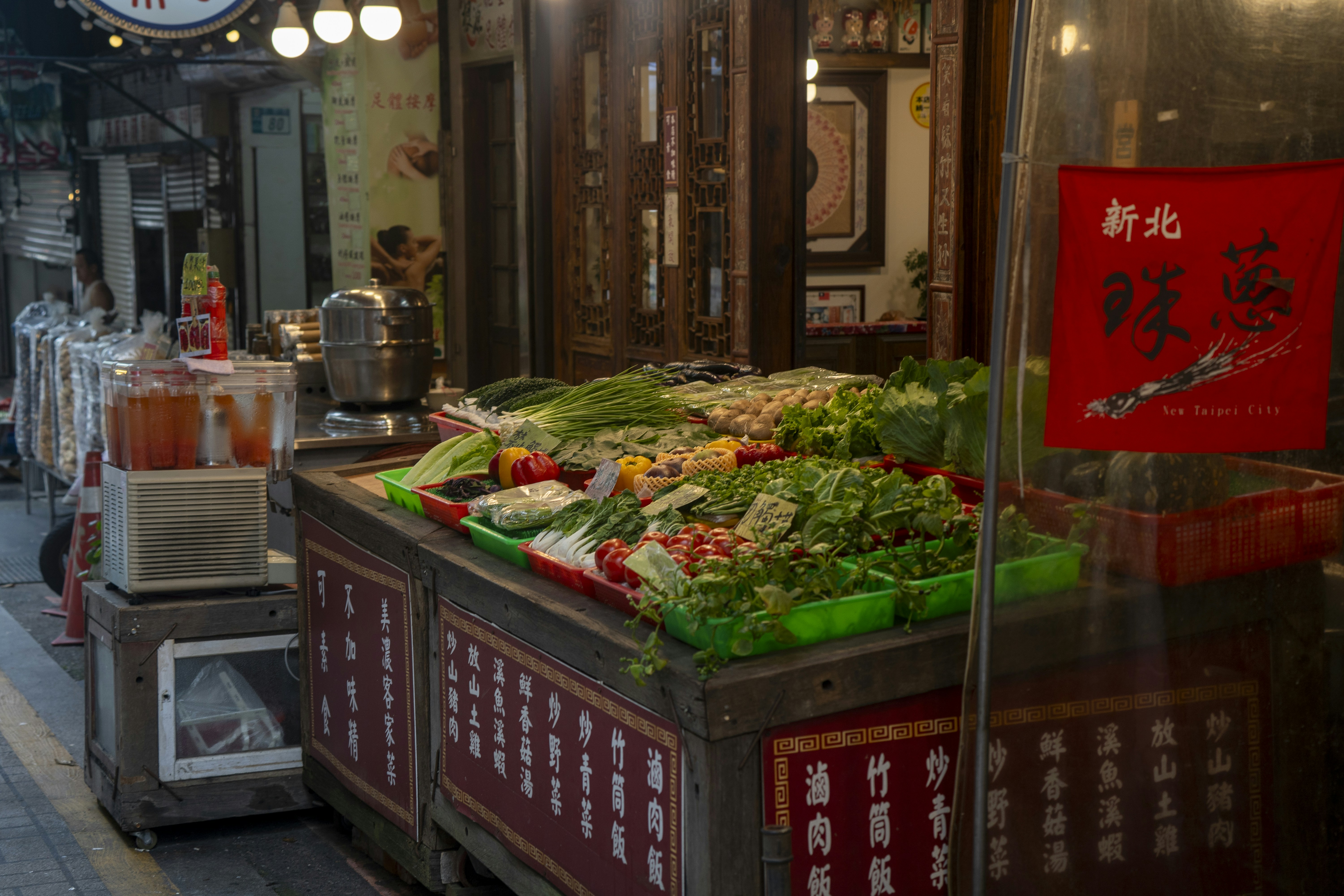 A local food stand in Taiwan