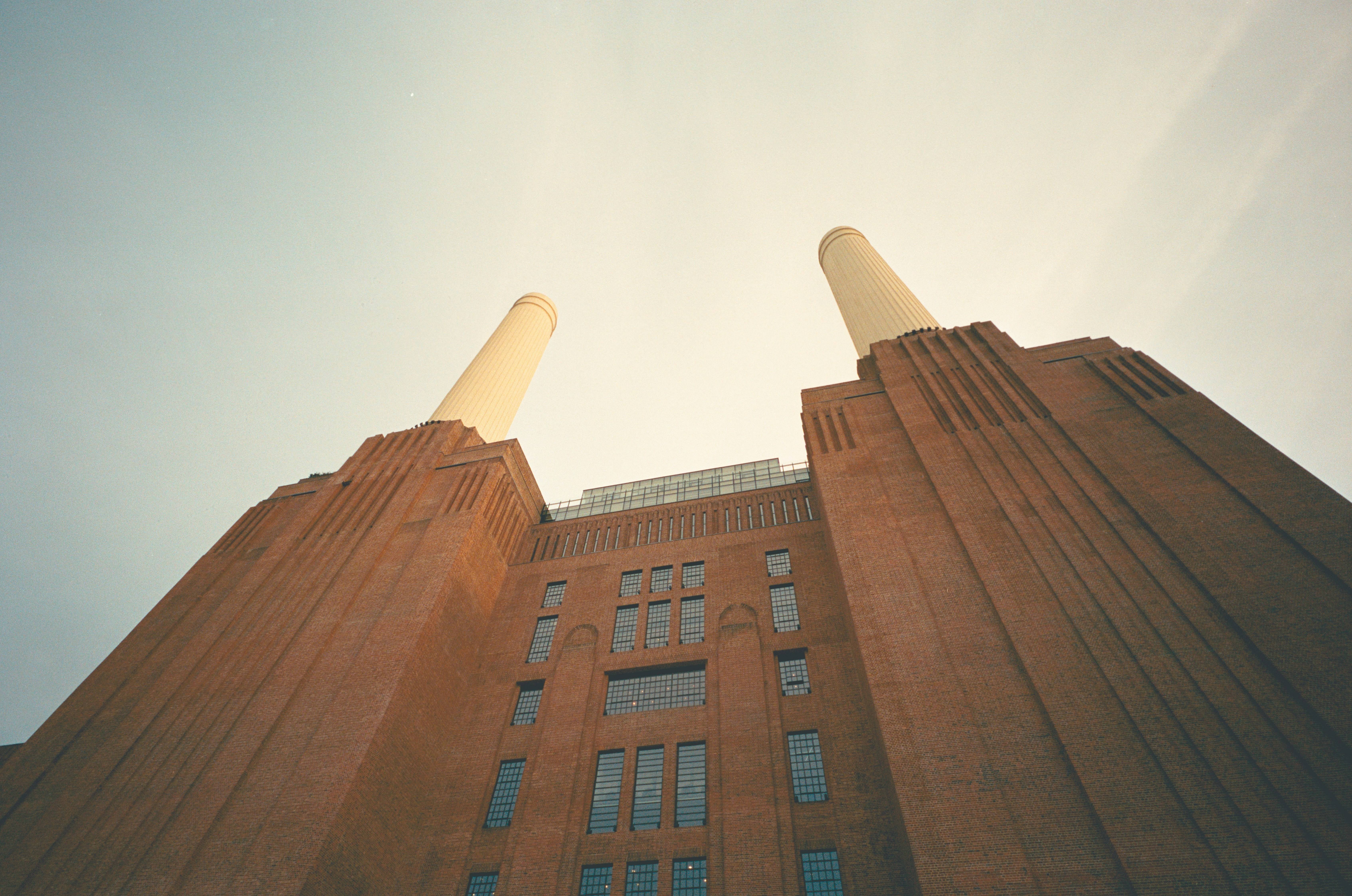 Brick Giants: A Low-Angle Ascent to the Chimneys
