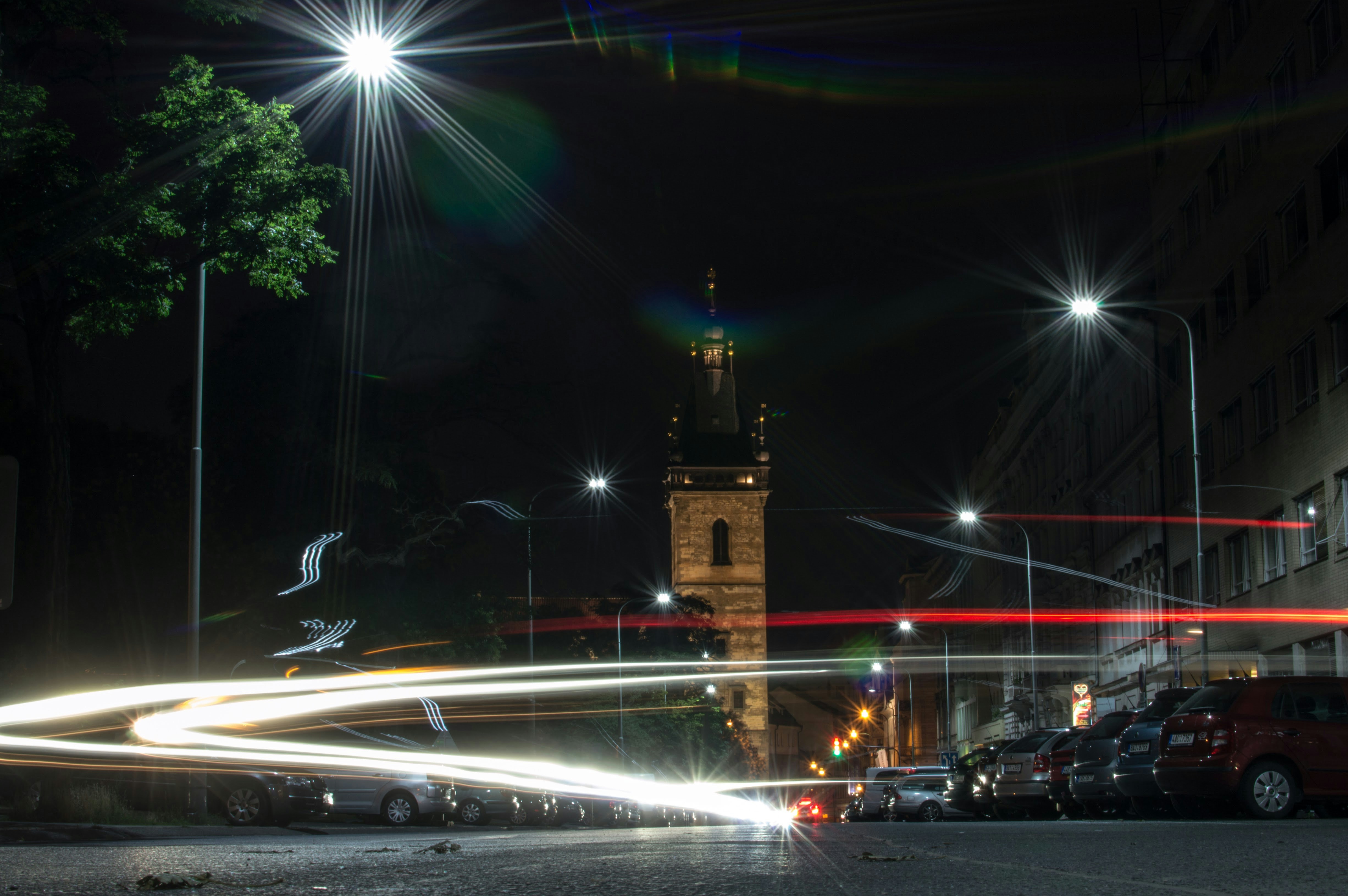 Echoes of Time: A Nightscape with Whispers of Light