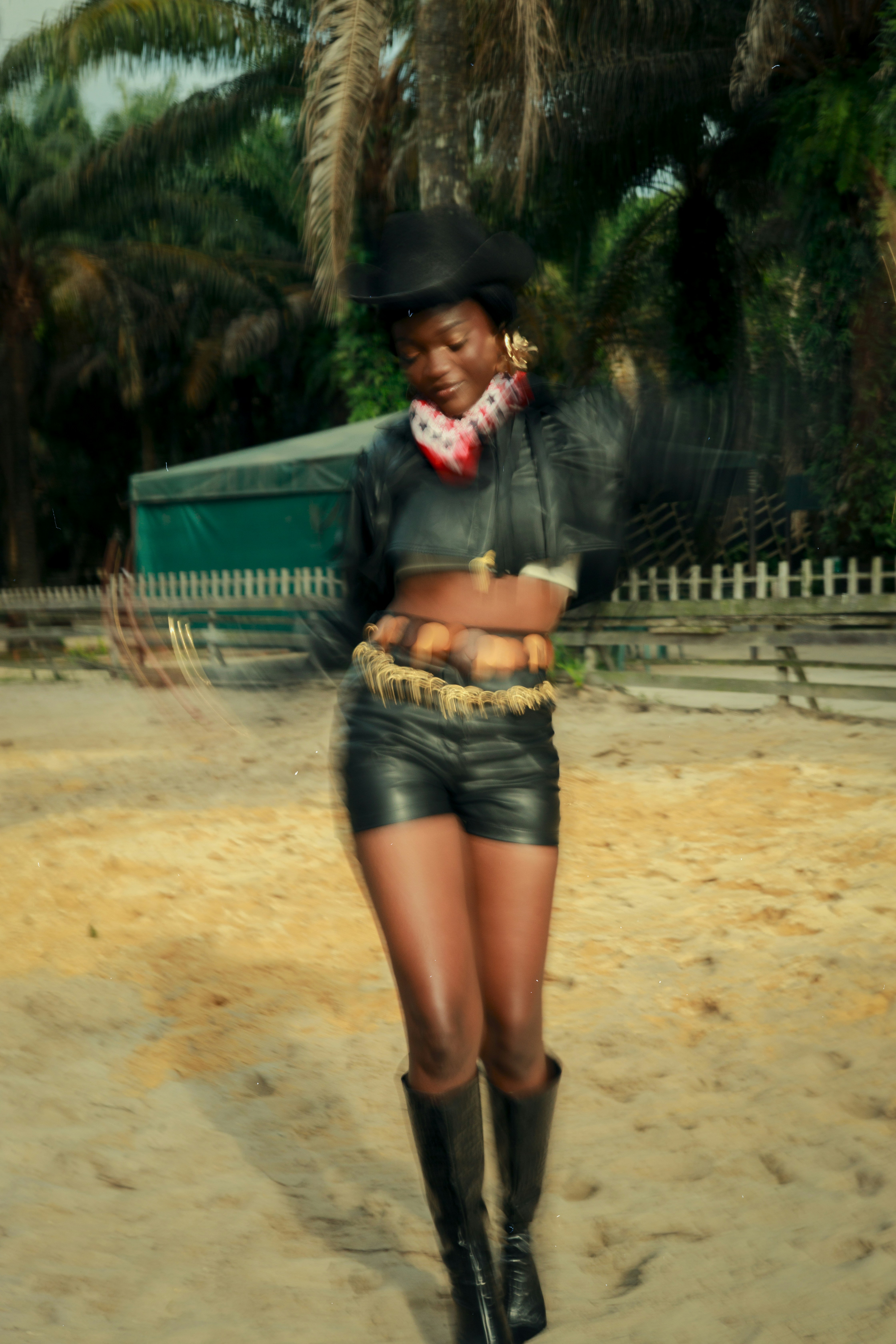 Rhythmic Motion in a Deserted Landscape