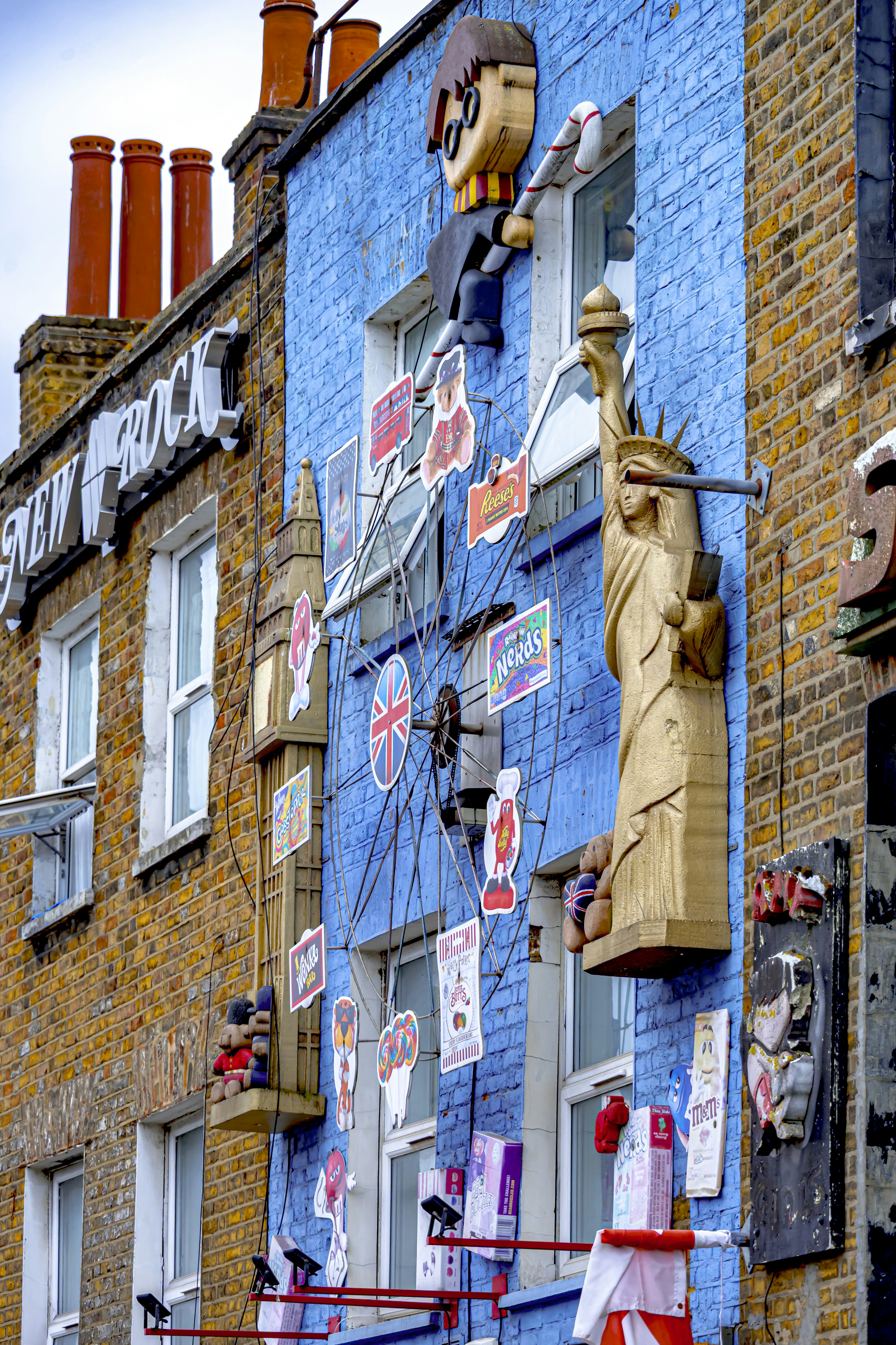 Cultural Collage: A Vibrant Urban Mosaic