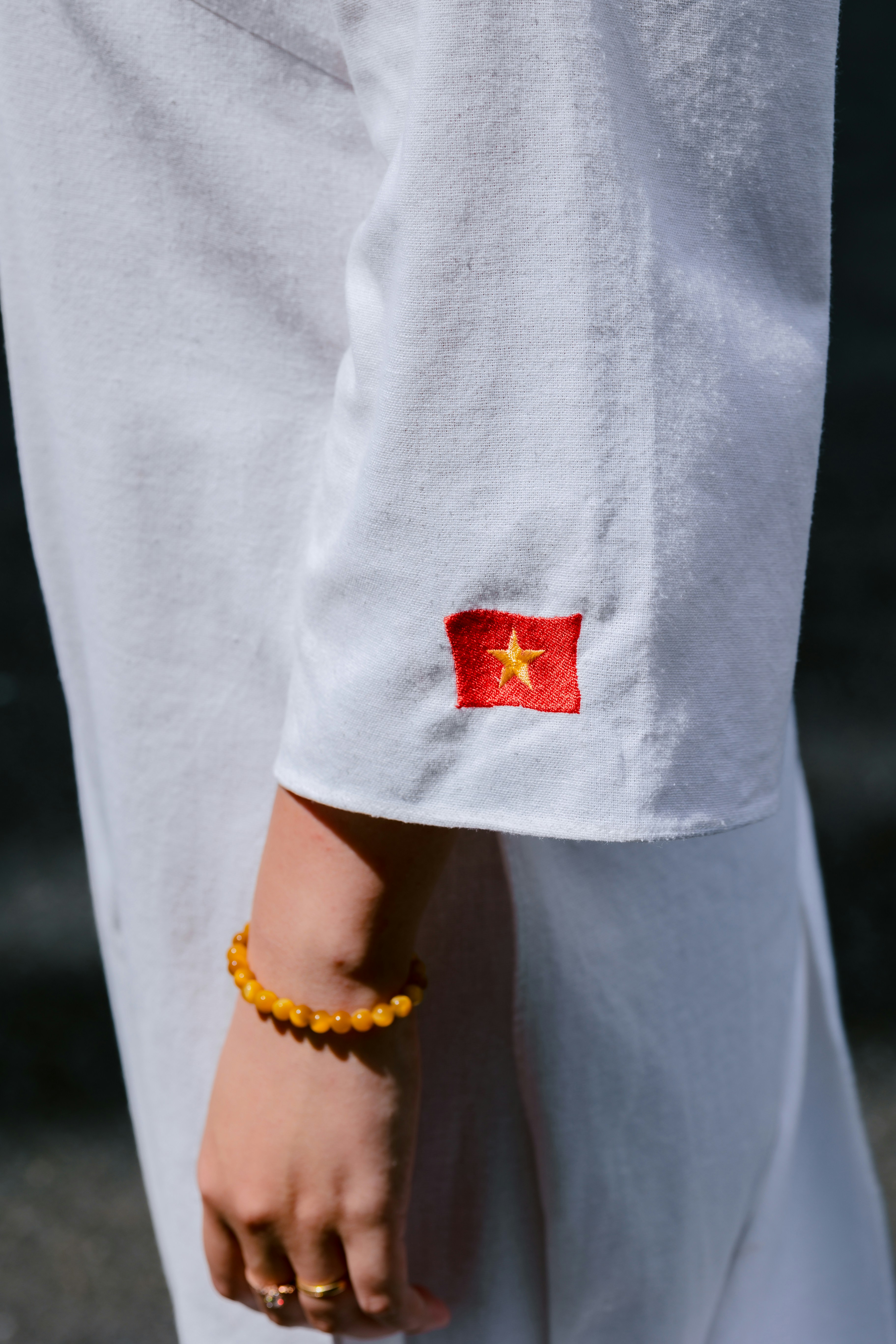 Symbol of Heritage: A Cultural Emblem on Fabric