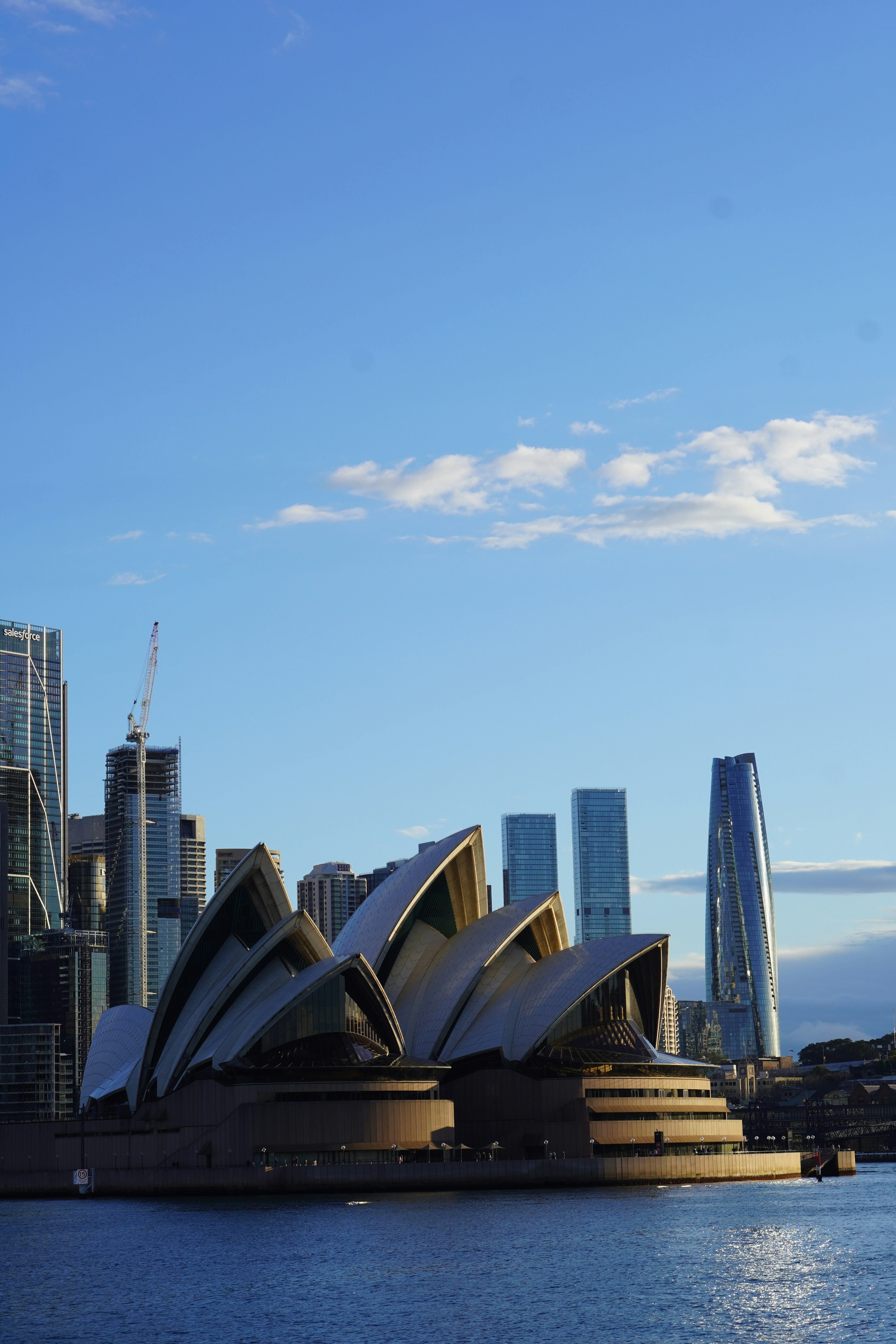 Harbor Silhouette: Opera House and Skyscraper Chorus at Dusk