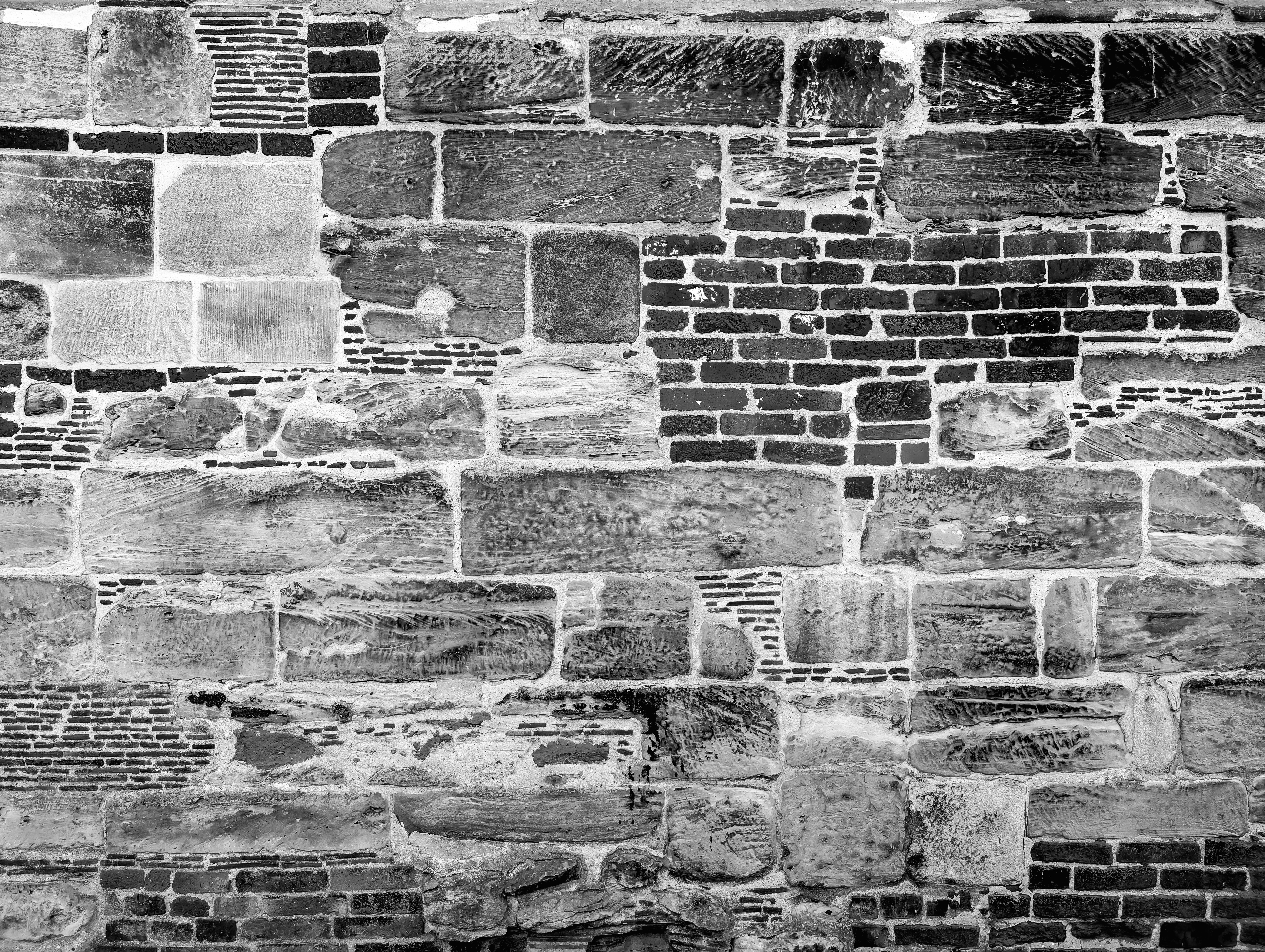 Textures of Time: A Mosaic of Stone and Brick