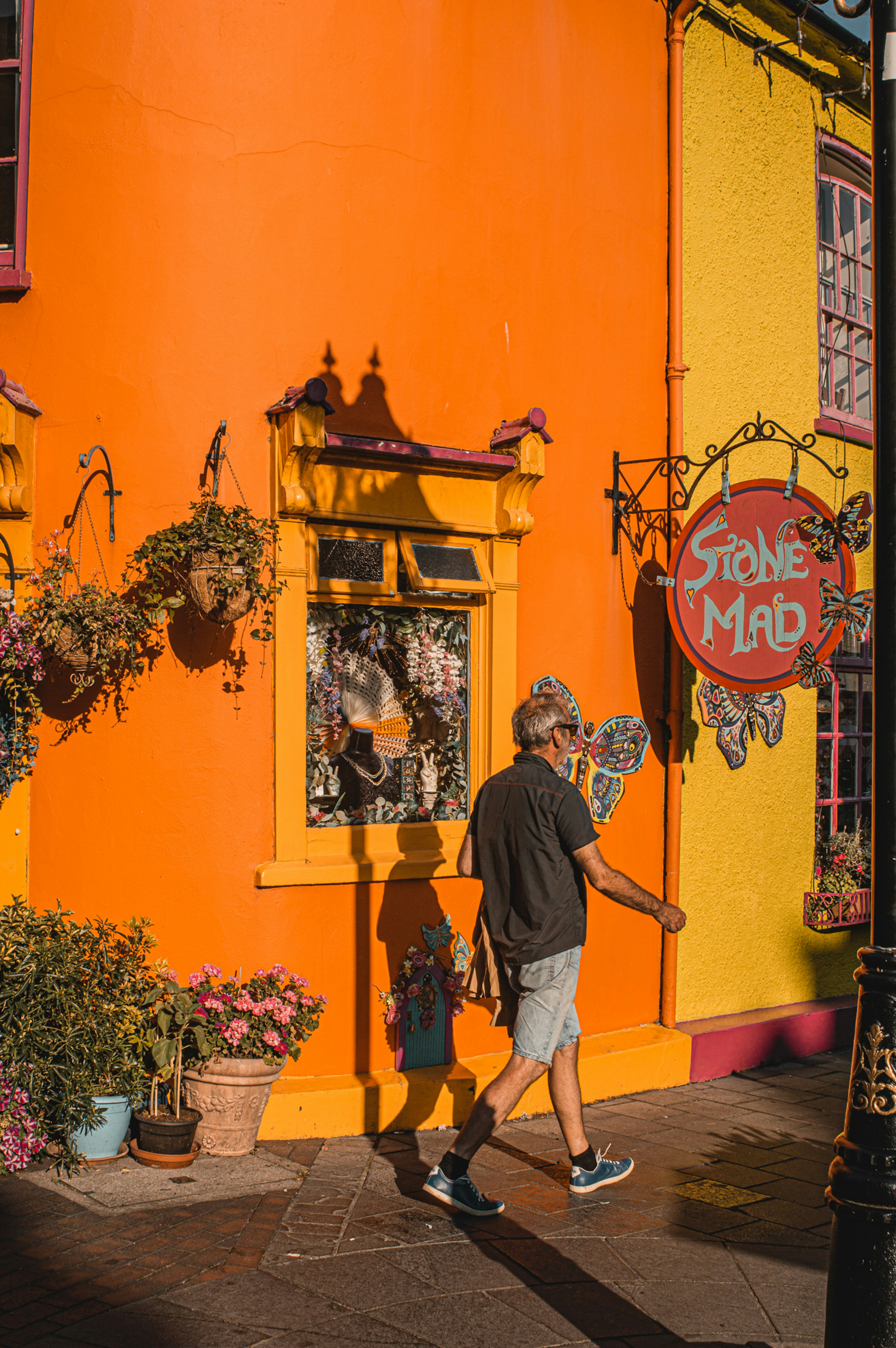 Vibrant Stroll Through Colorful Streets