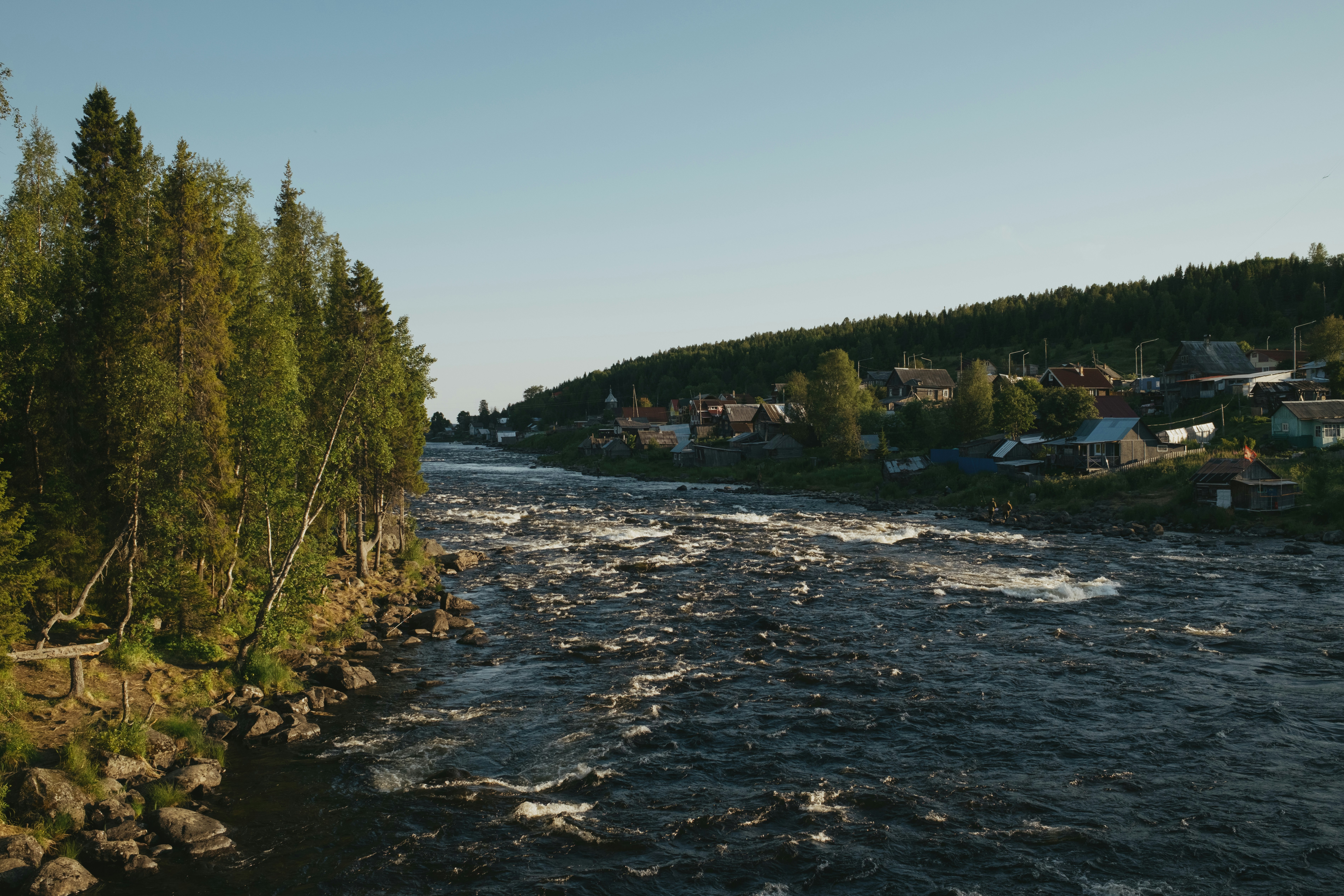 Whispers of the Riverbank: A Quiet Town's Embrace