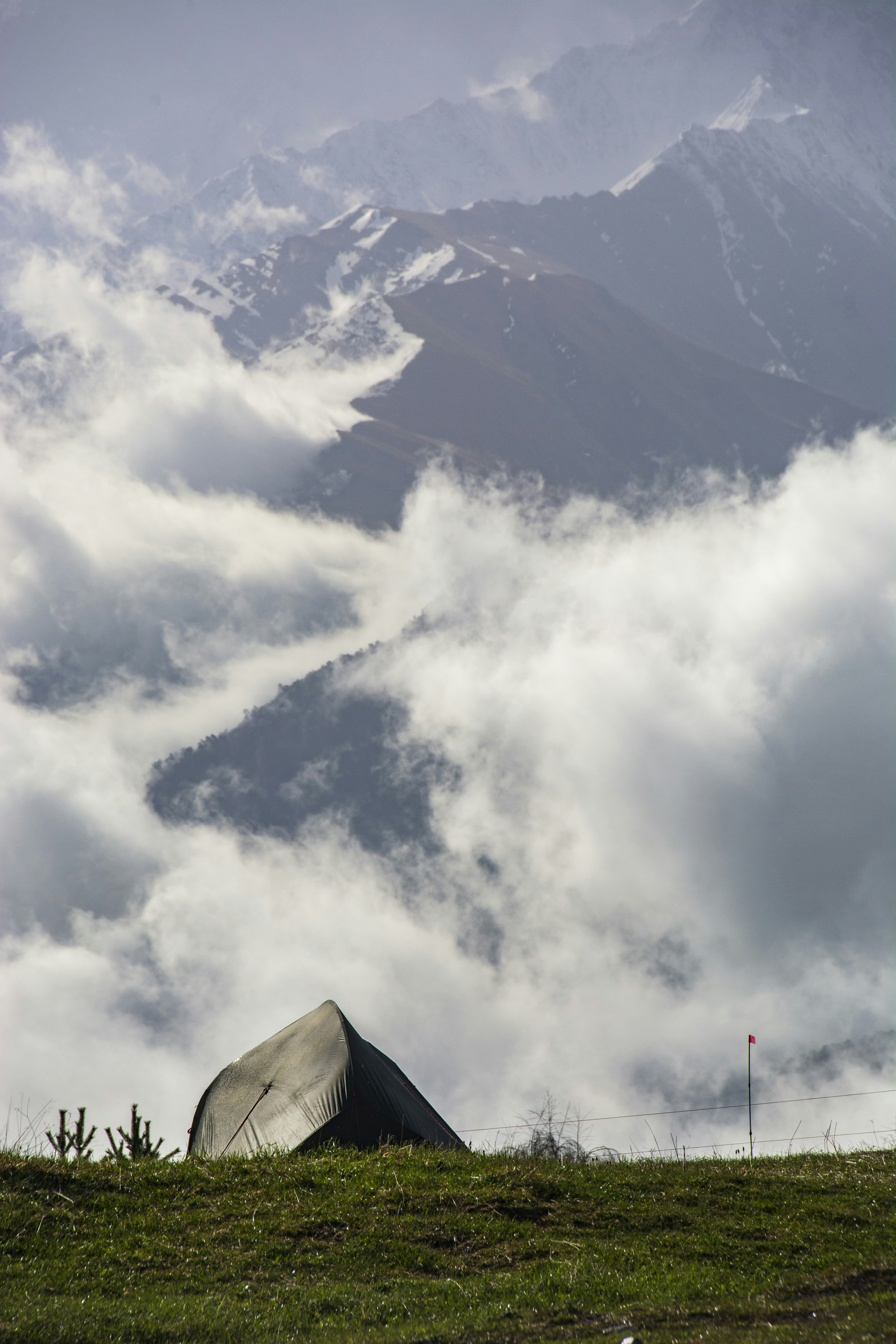 Whispers of Solitude Amidst the Clouds