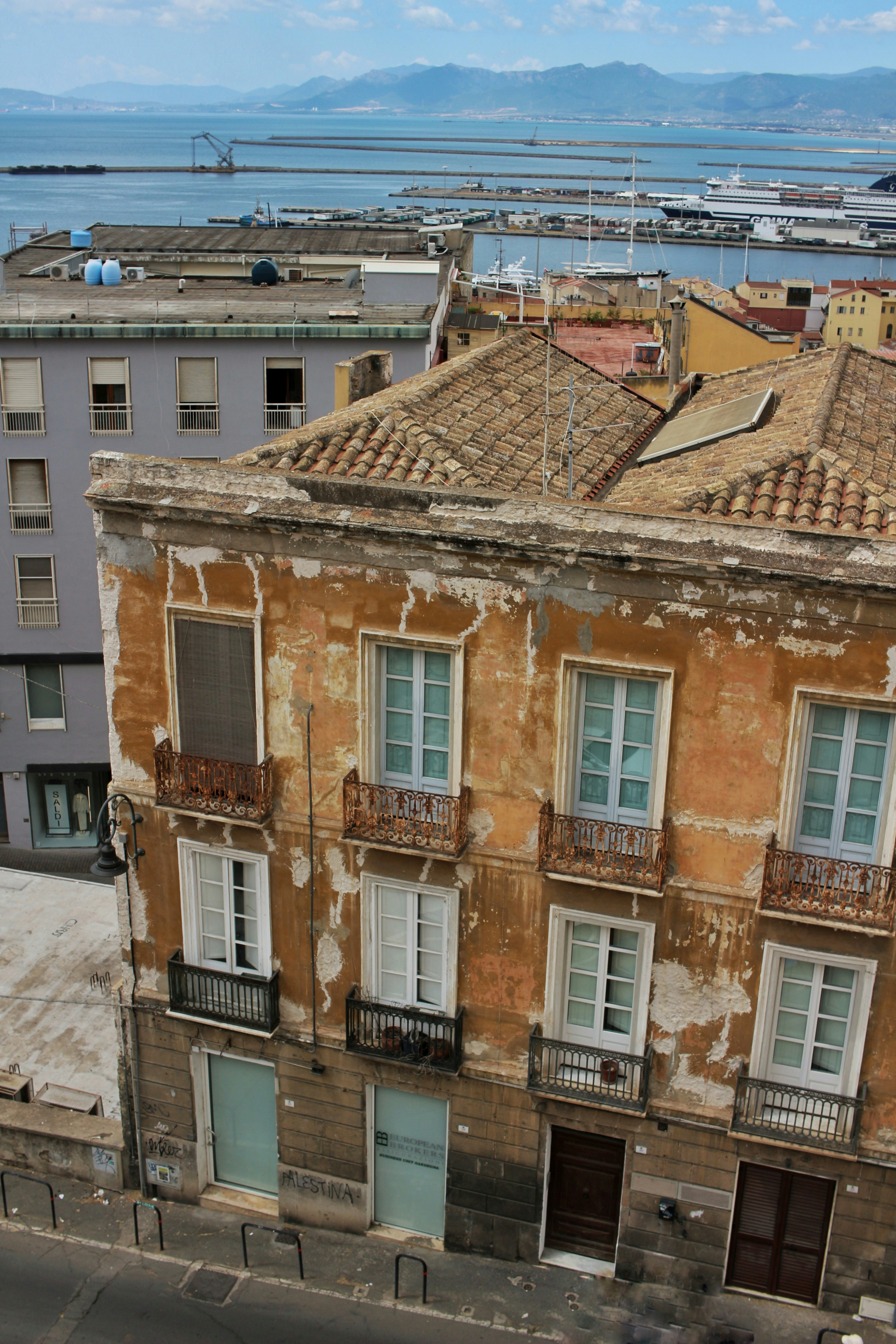 Whispers of Time: The Weathered Facade
