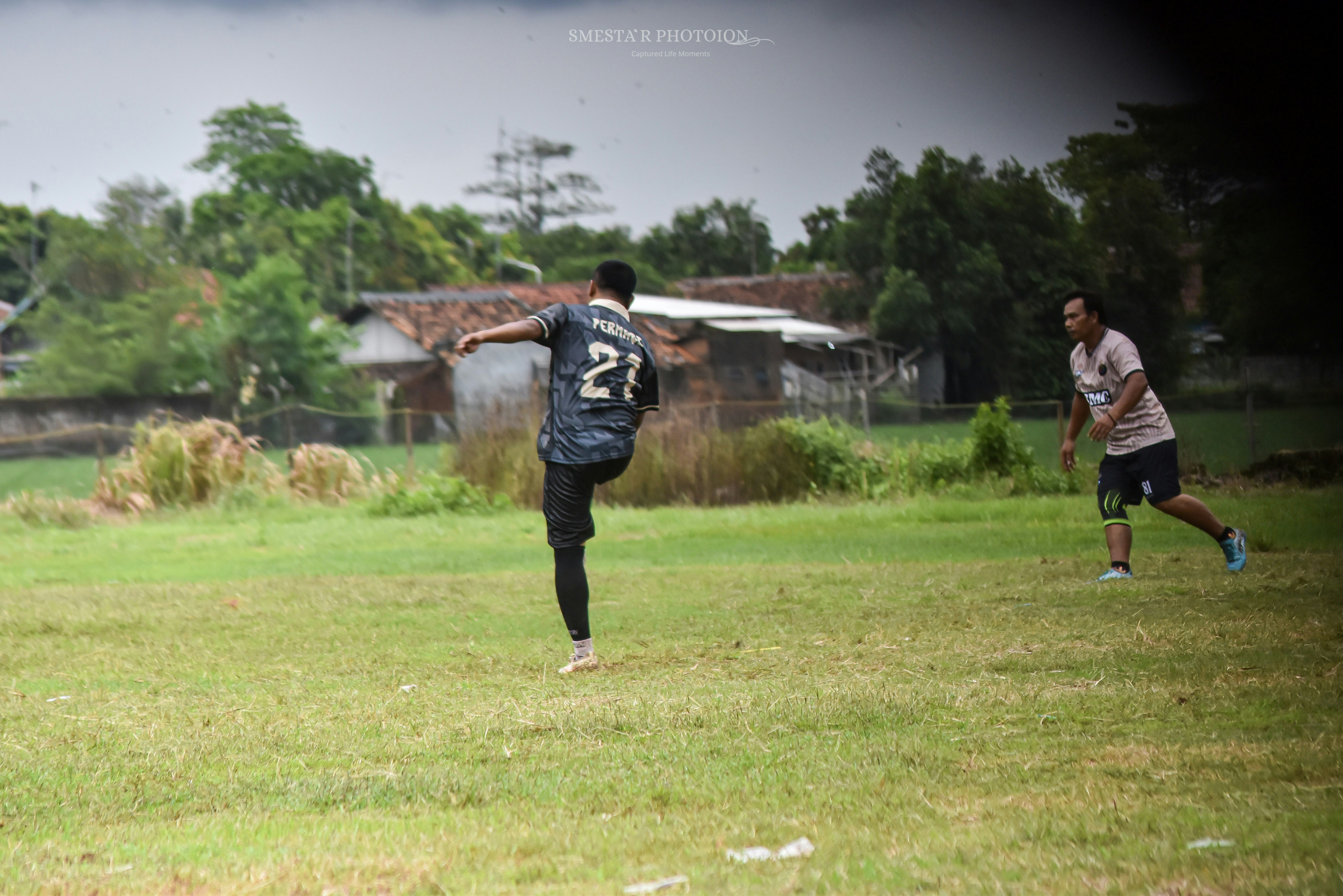 Kicking Towards Victory: A Moment on the Field