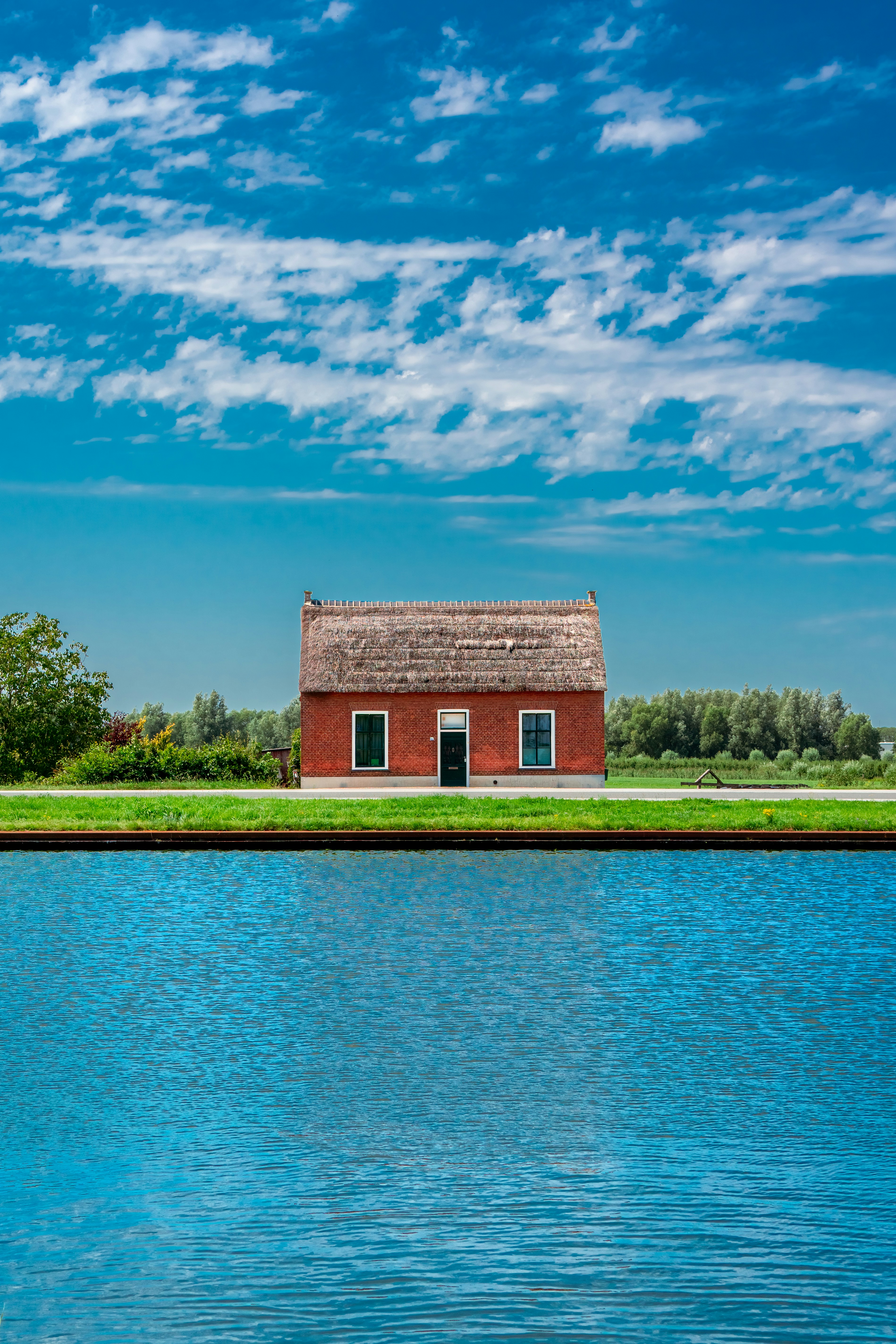 Solitary Charm by the Waterside