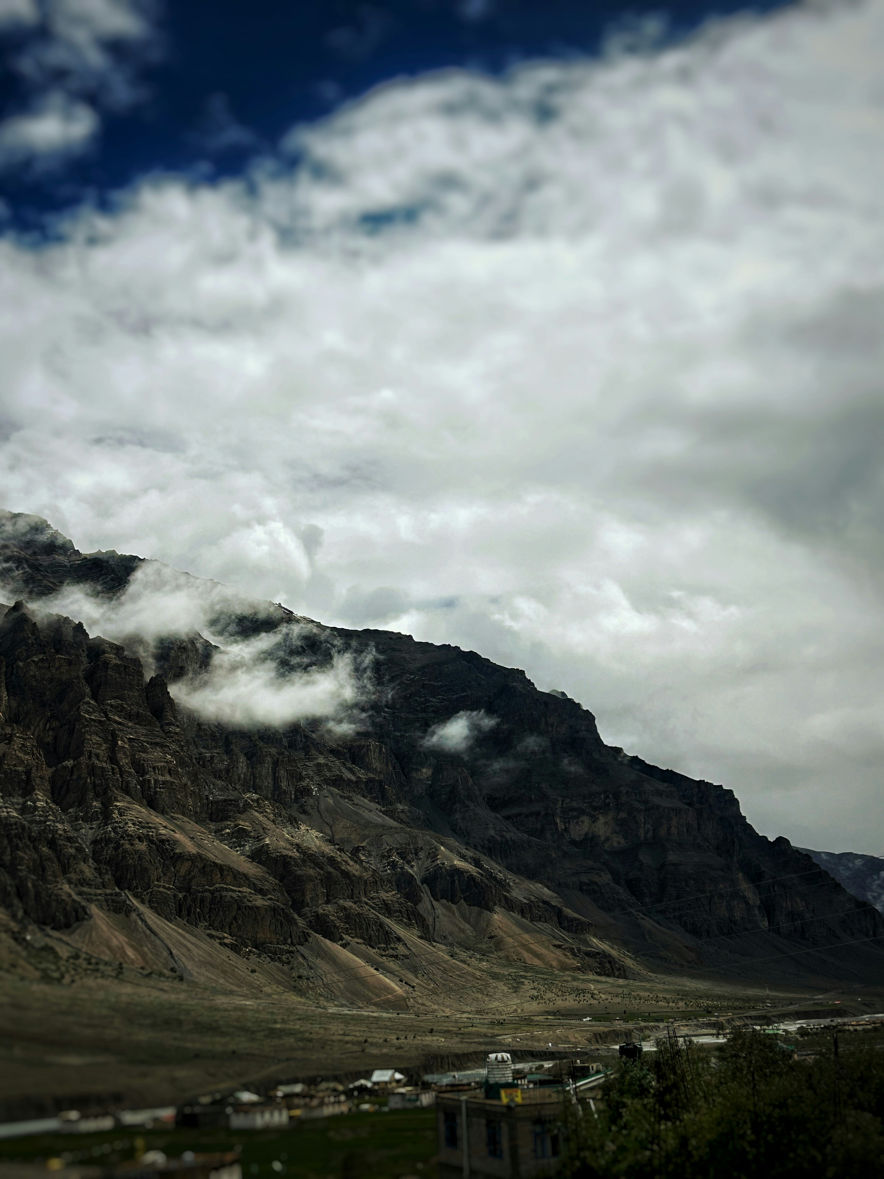 Whispers of the Mountain: A Clouded Landscape