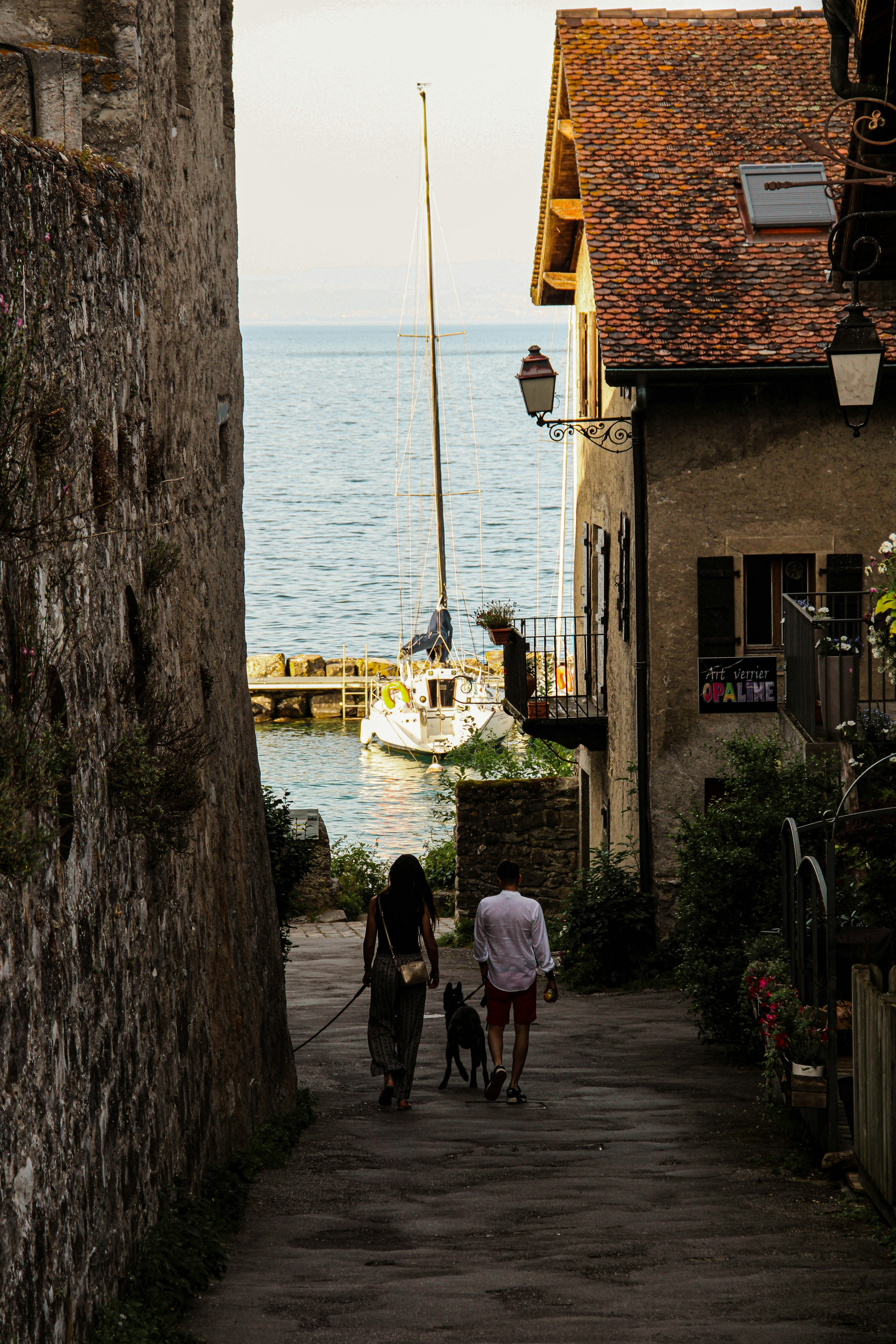 Serene Stroll by the Waterfront