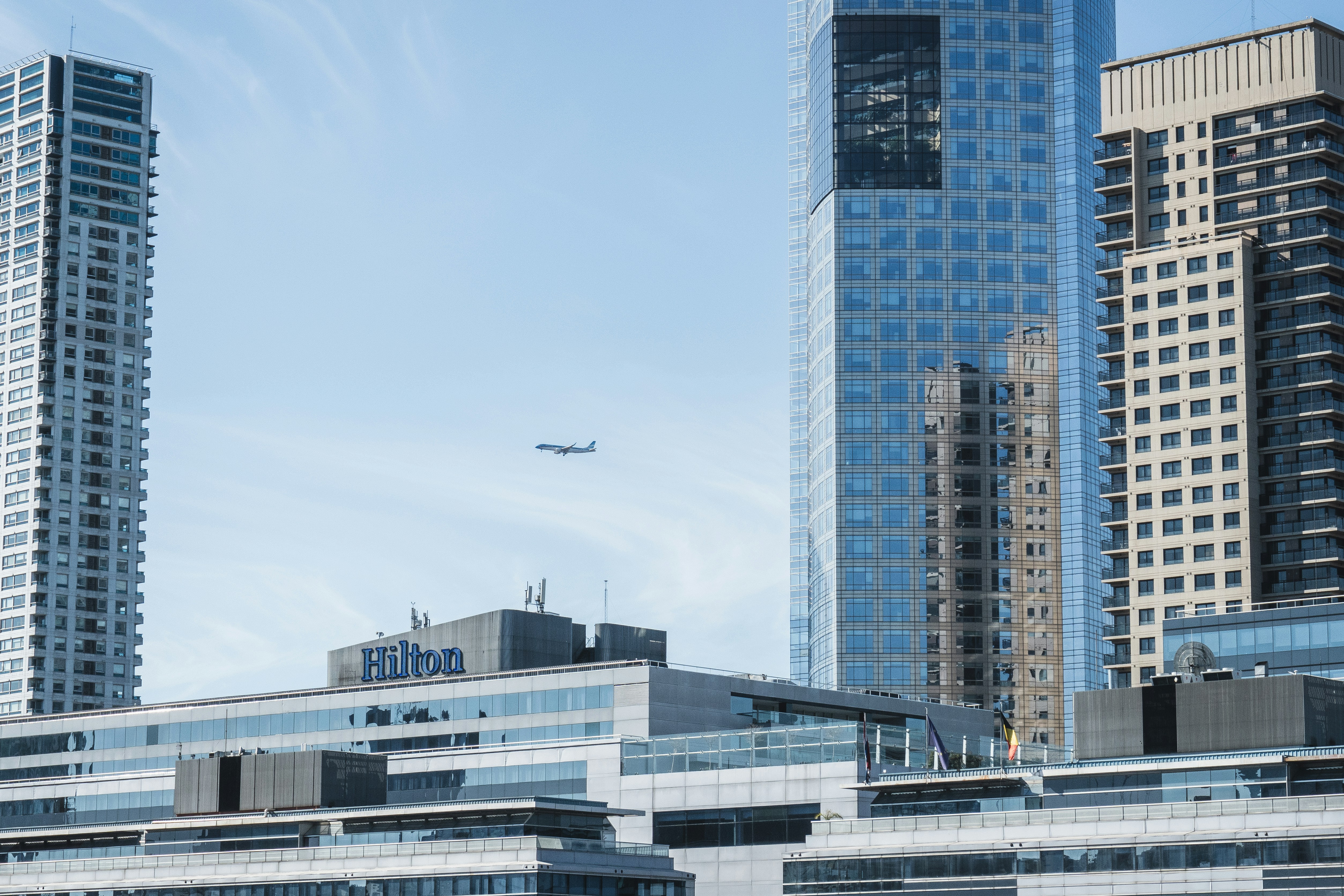 Urban Skies: A Dance of Architecture and Aviation