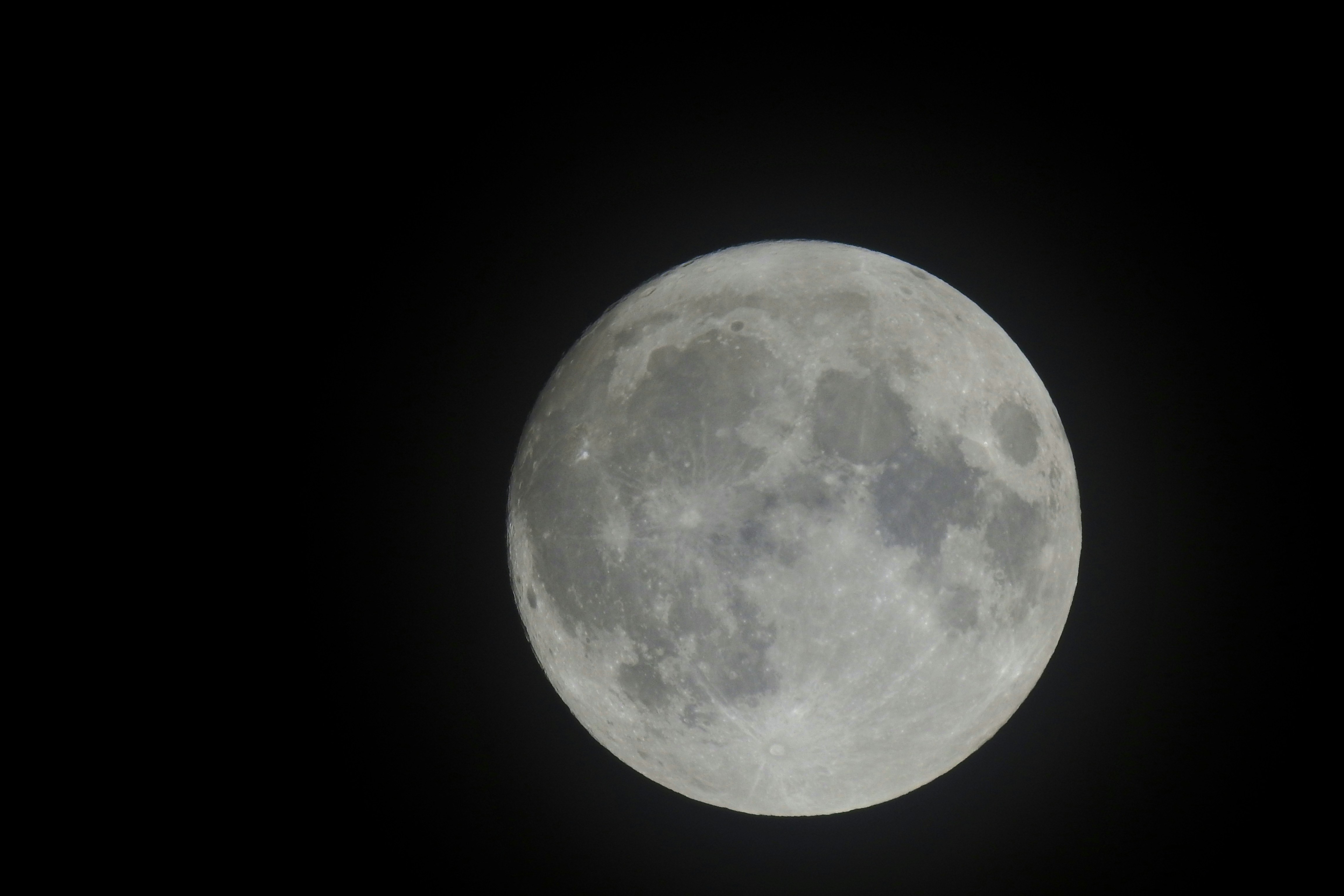 Lunar Serenity: A Celestial Portrait