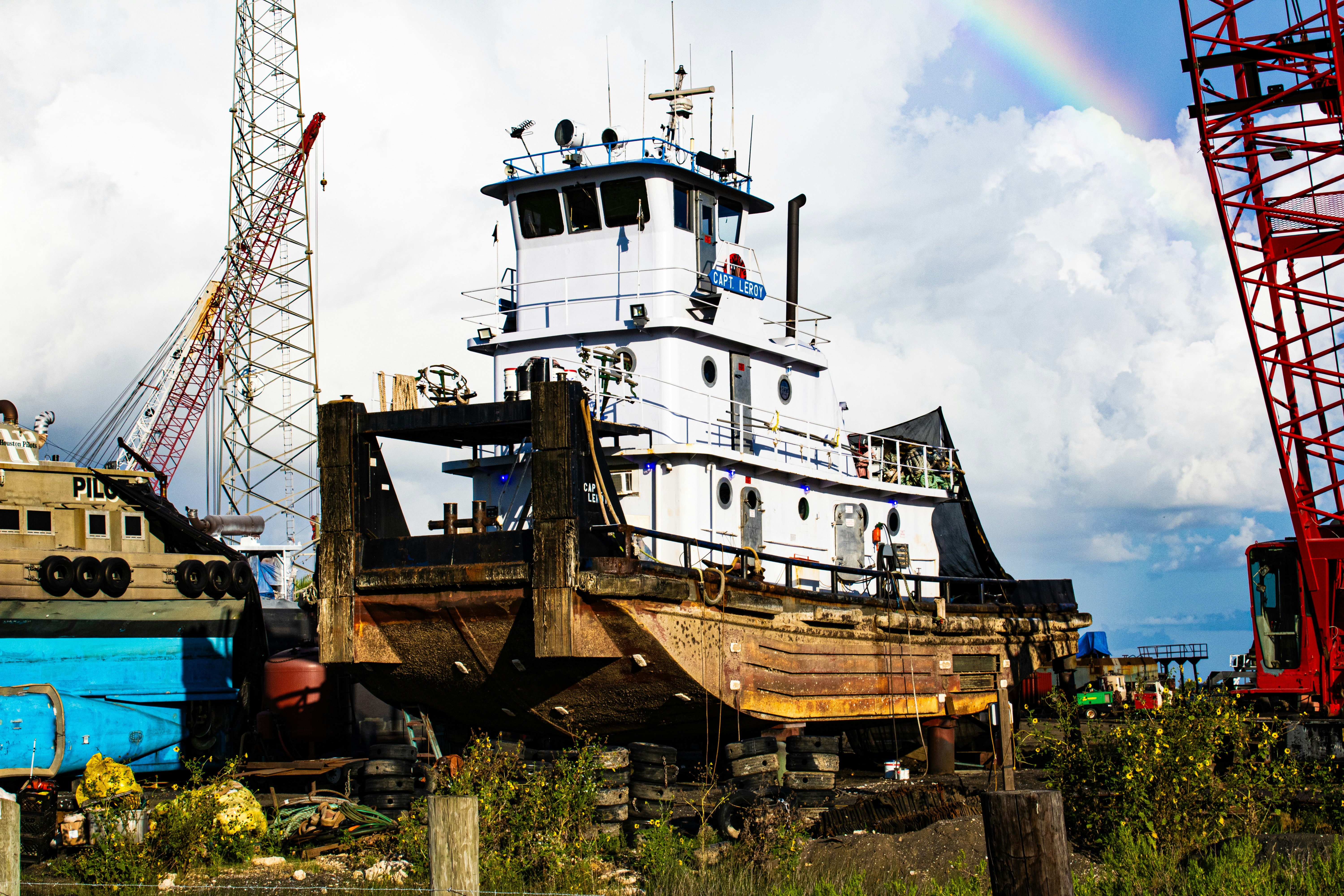 Rustic Resilience: The Last Tugboat Standing