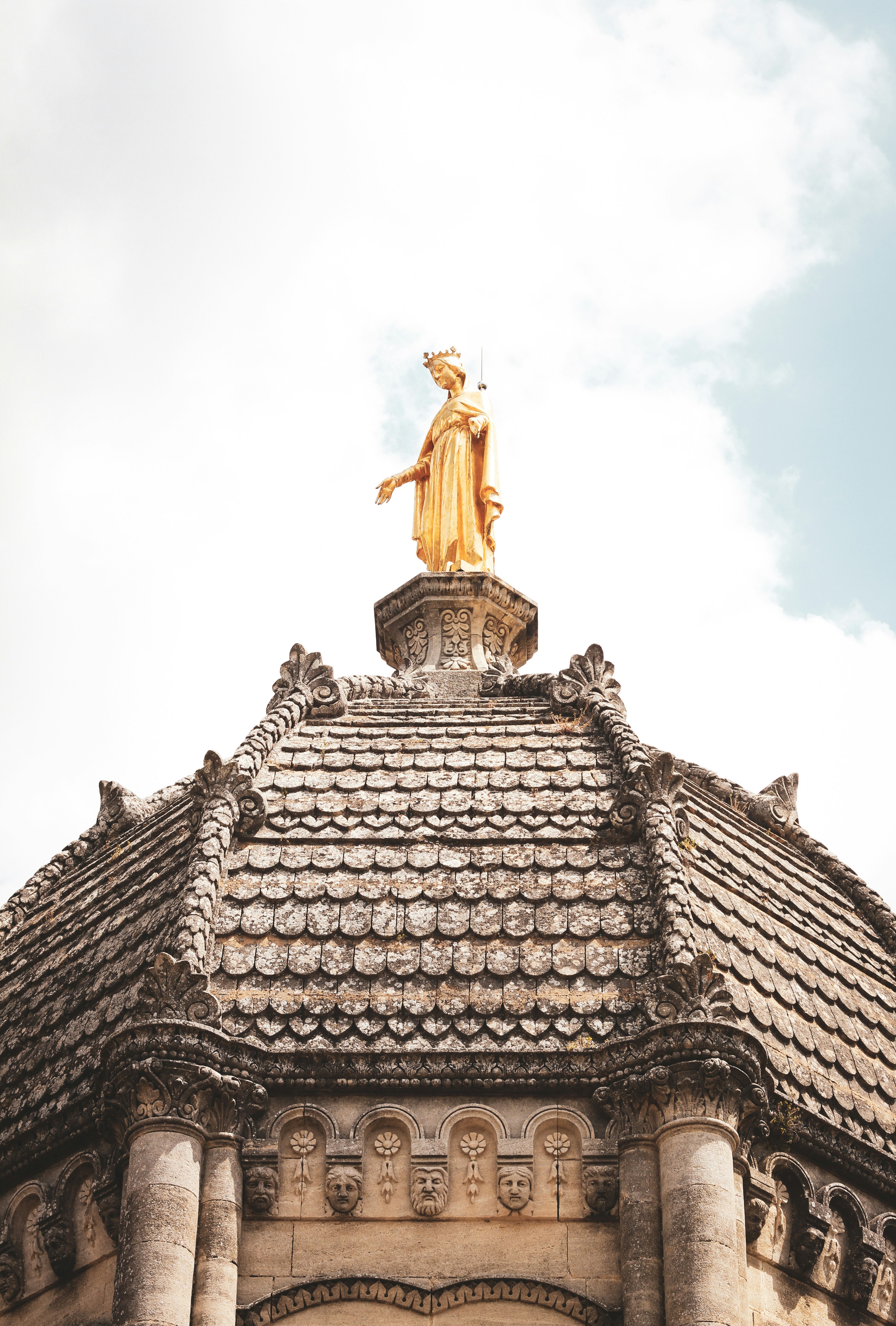 Golden Sentinel: A Guardian Over the City