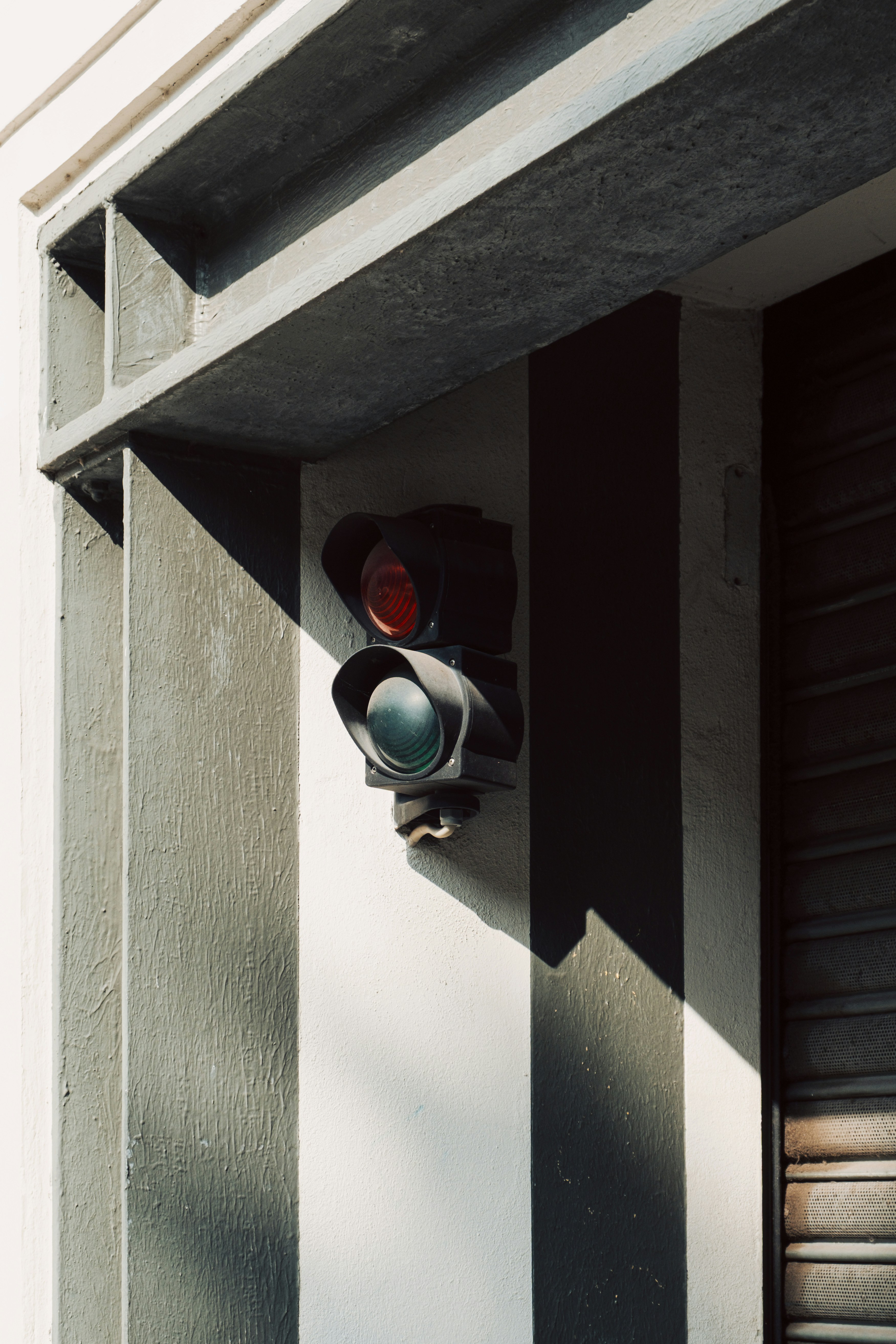 Urban Signals: A Study in Color and Shadow