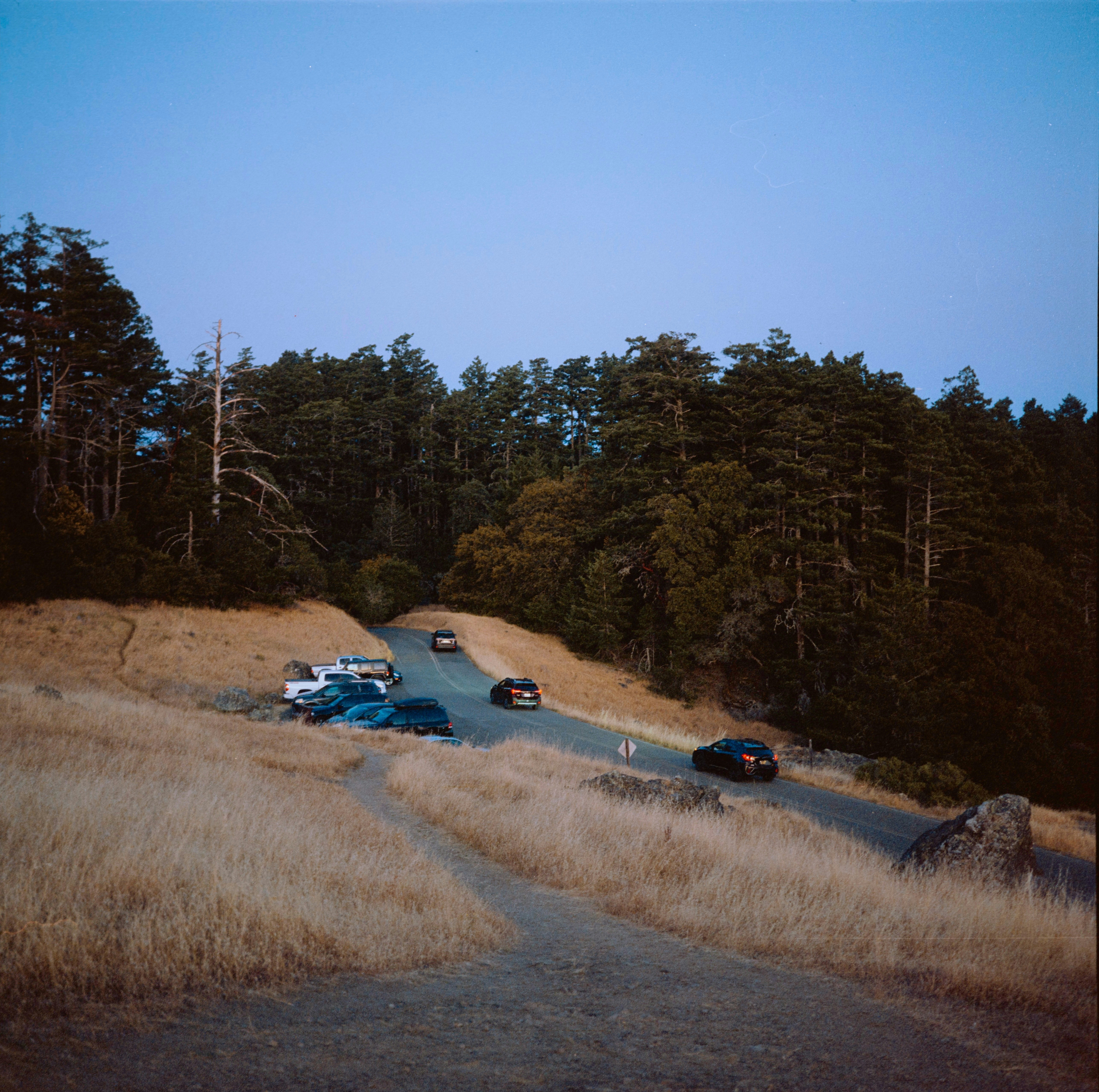 Twilight's Embrace on the Open Road