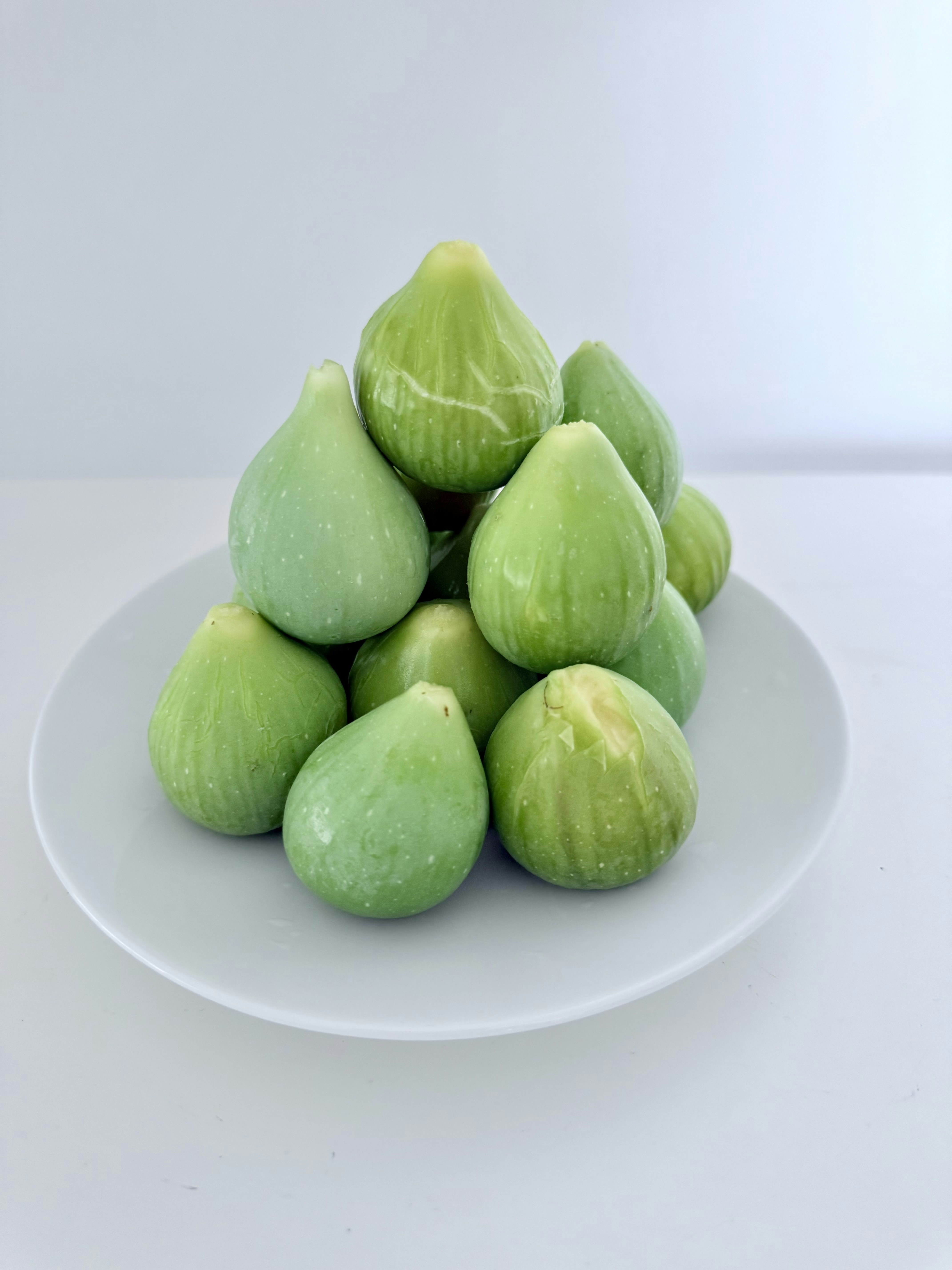 Nature's Green Gems: A Fig Display