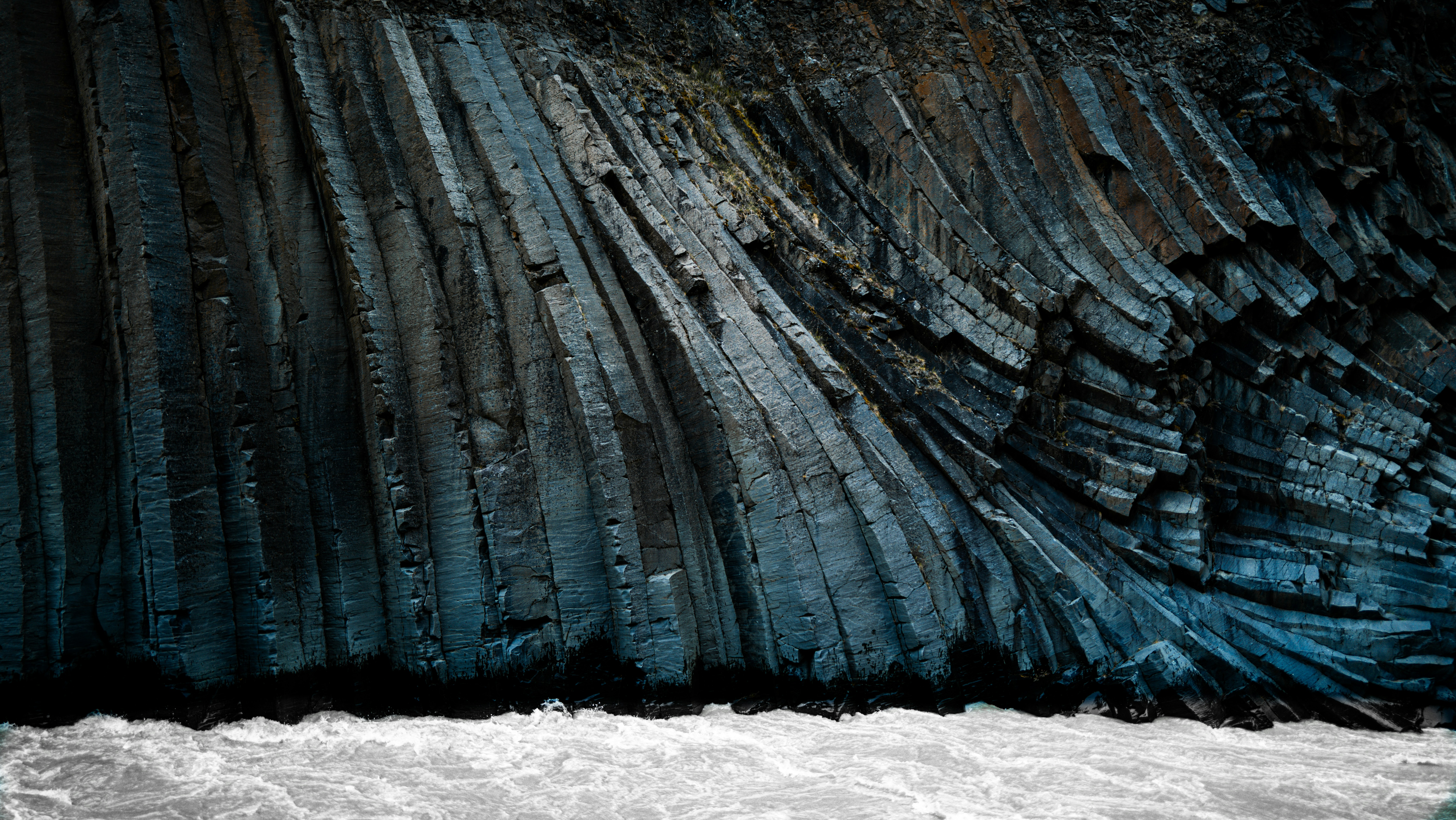 Nature's Sculpted Layers: A Geological Symphony