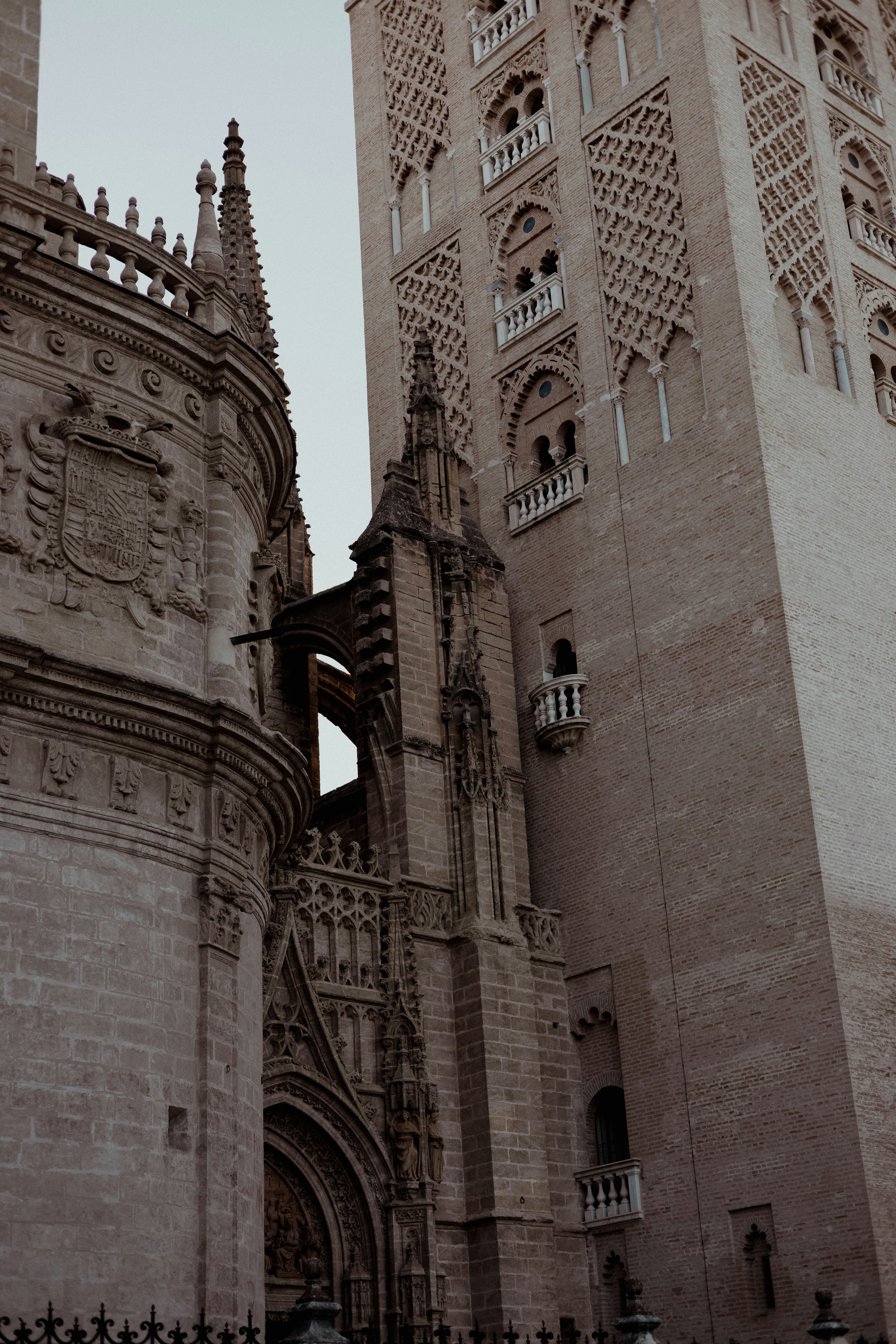 Ornate stone architecture of a historic cathedral