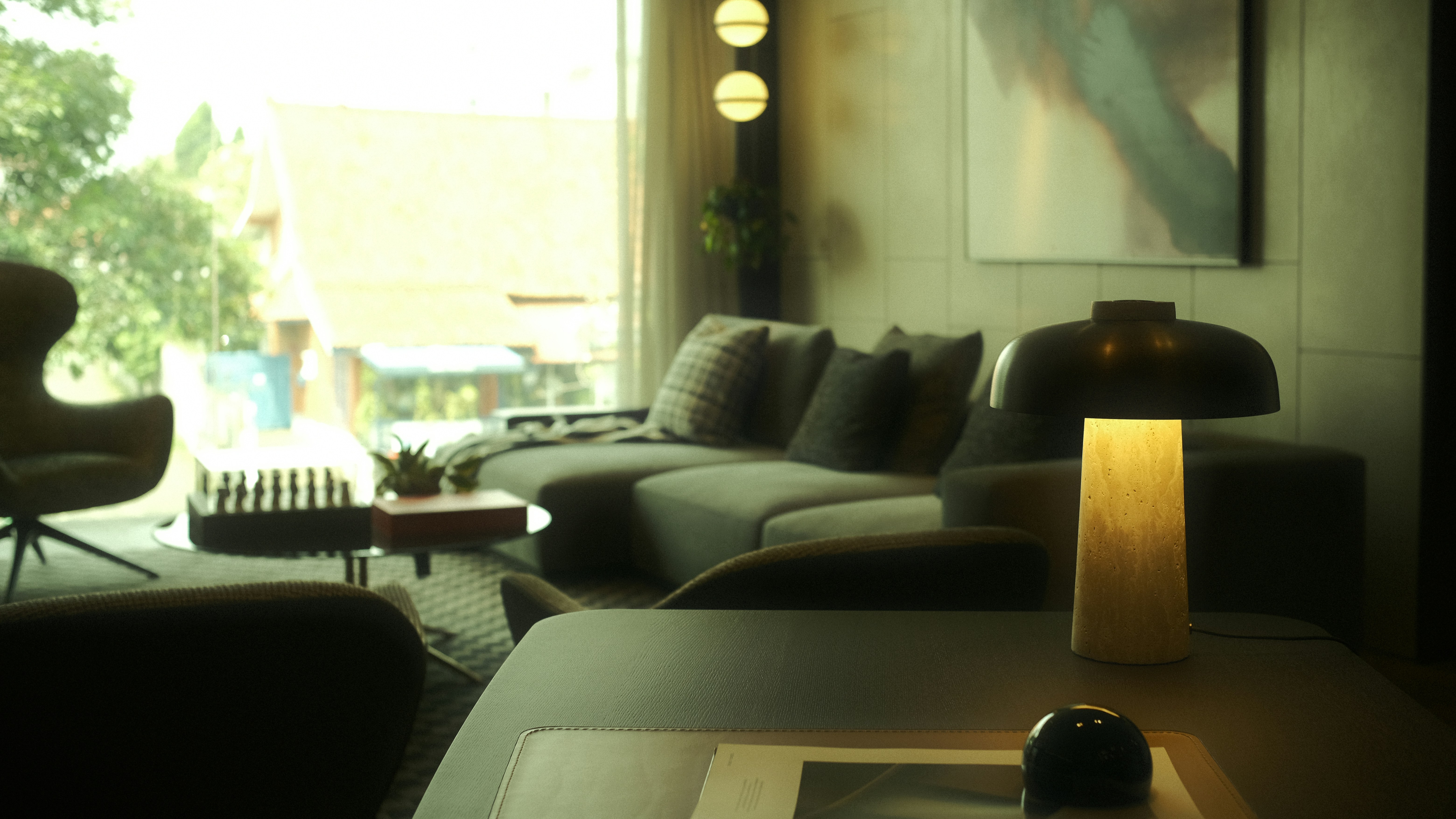 Serene Living Space: A Harmonious Blend of Comfort and Style