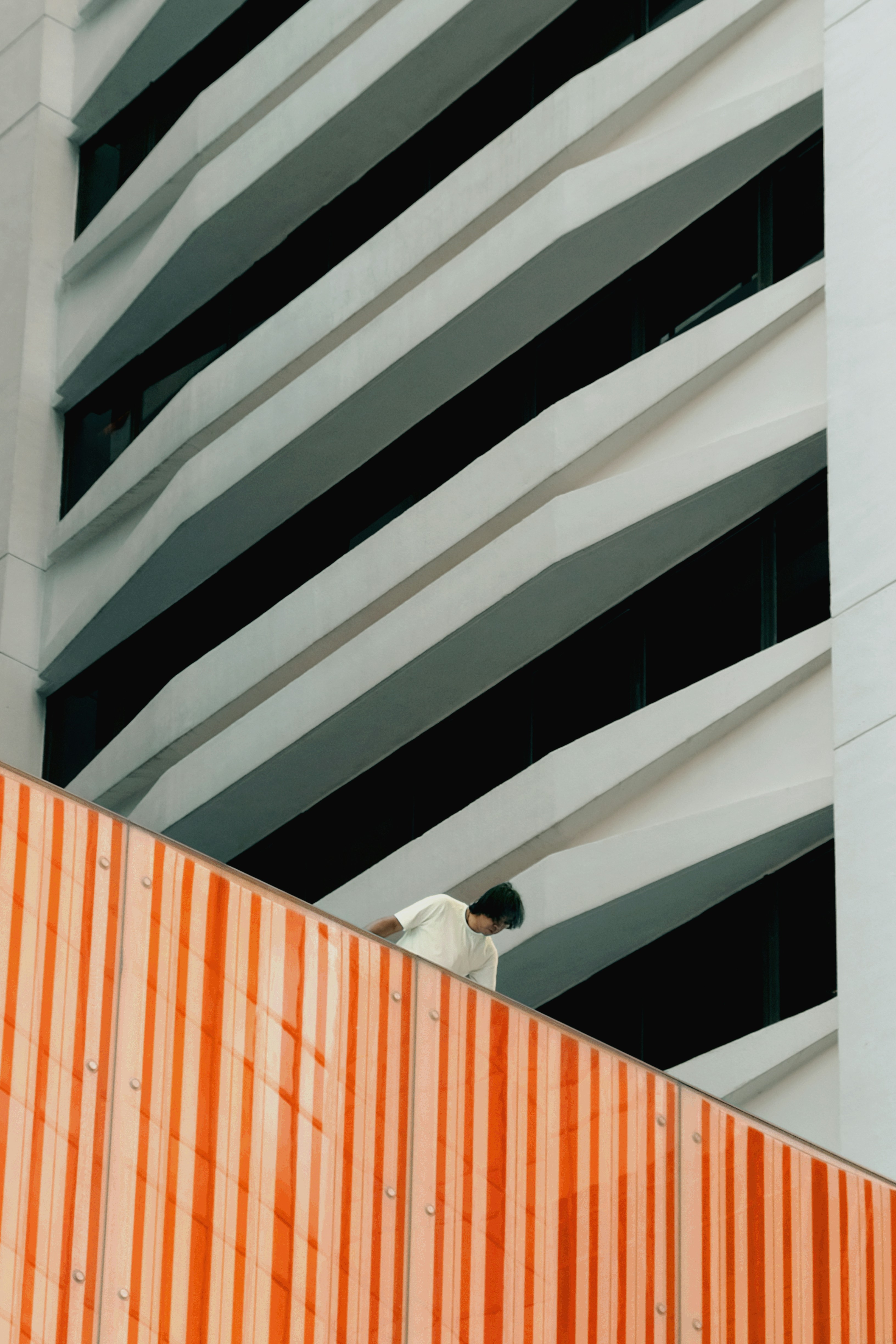 Urban Overlook: A Moment of Reflection