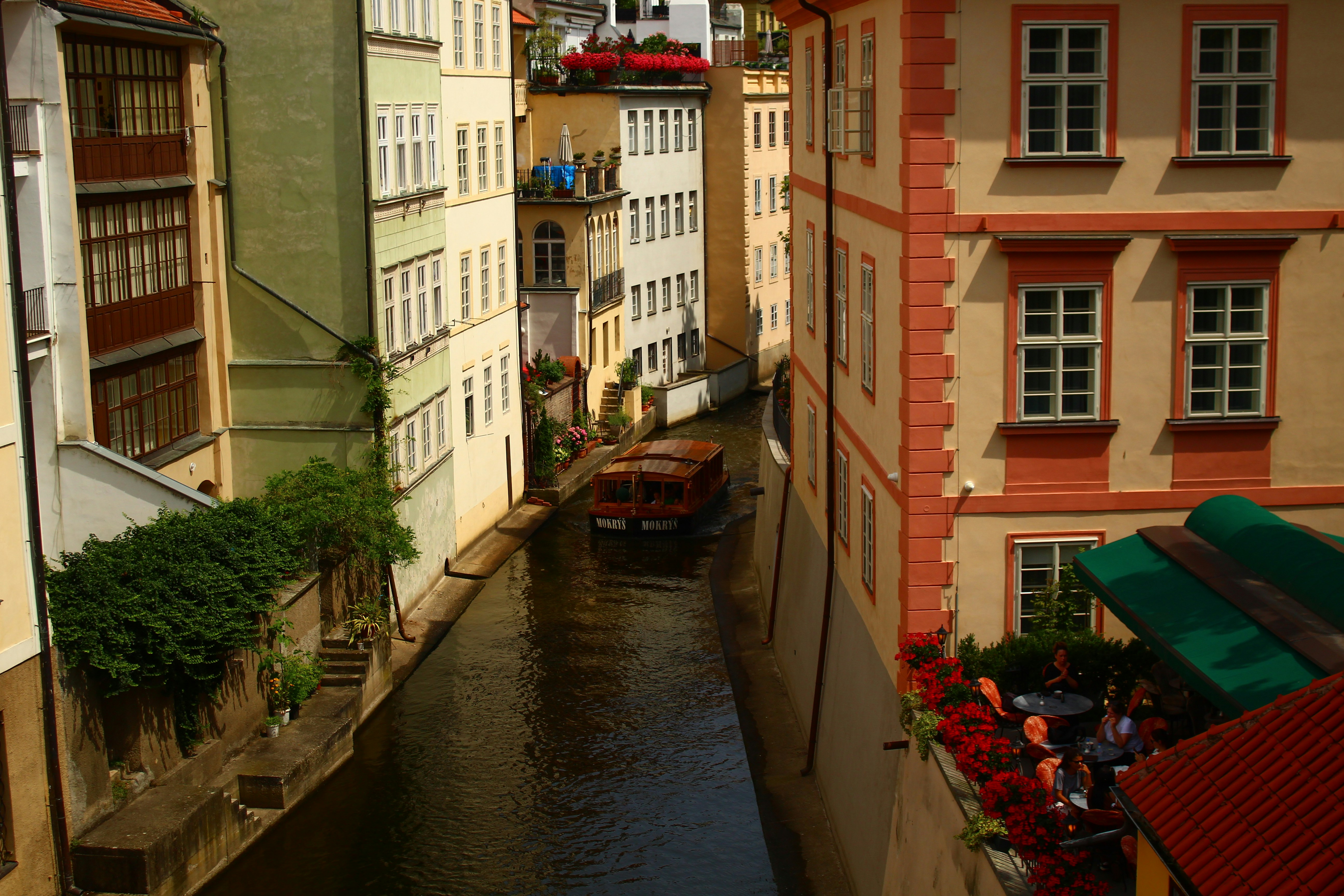 Serenity Amidst Urban Canals