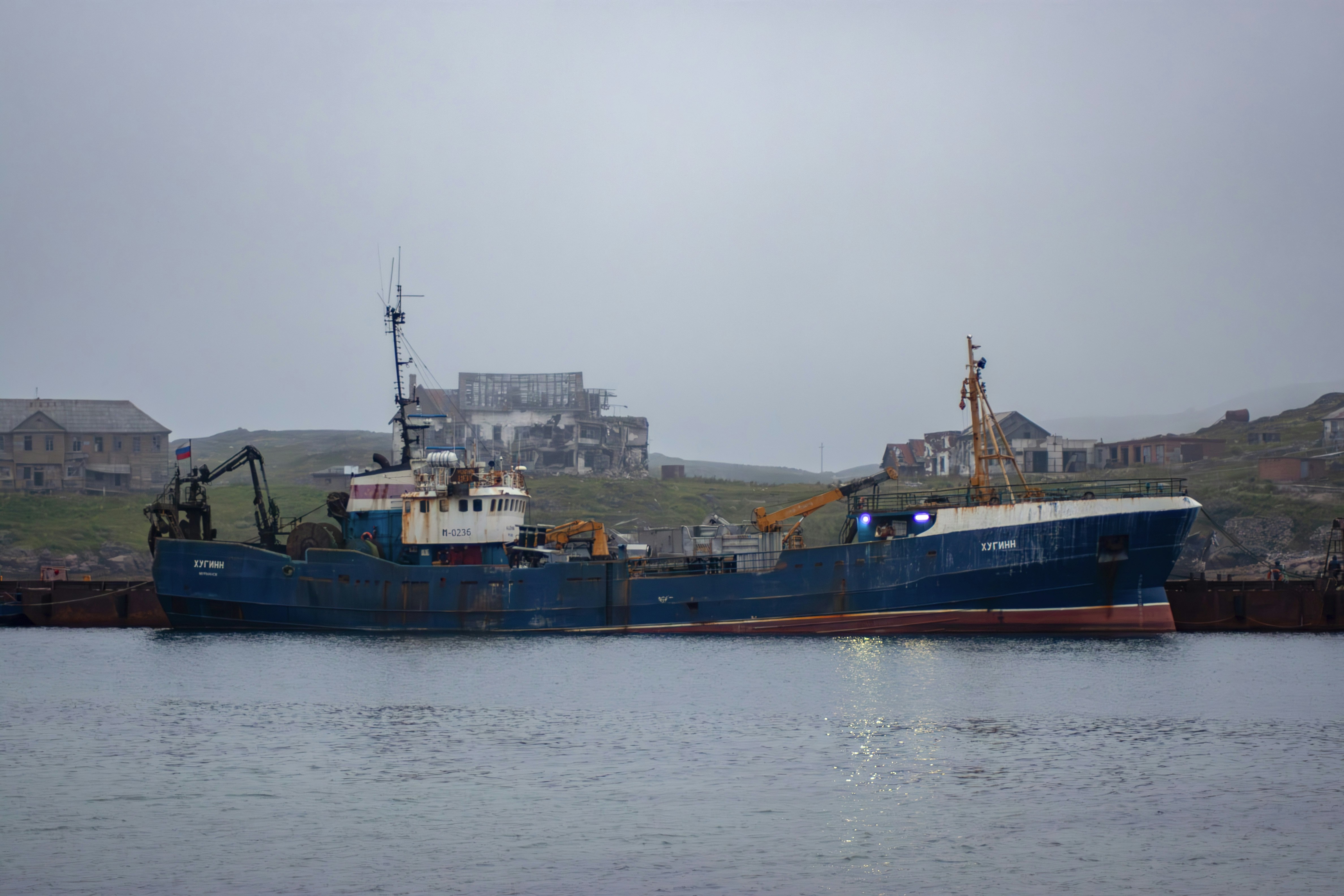 Ghostly Harbor: The Forgotten Fishing Vessel