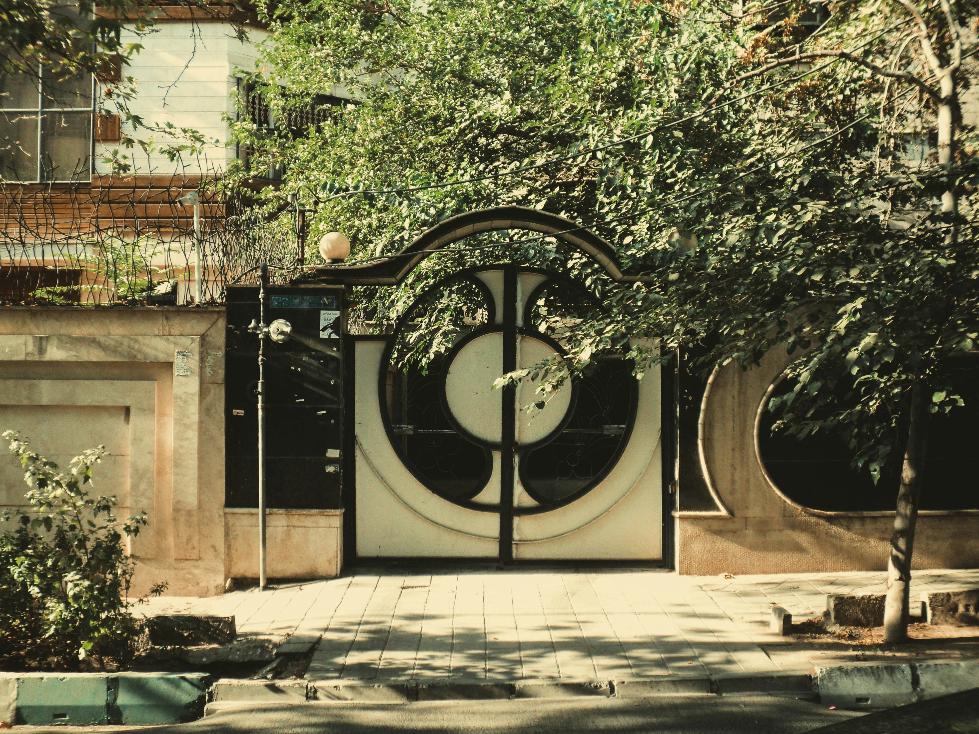 Symphony of Shapes: A Modern Entrance