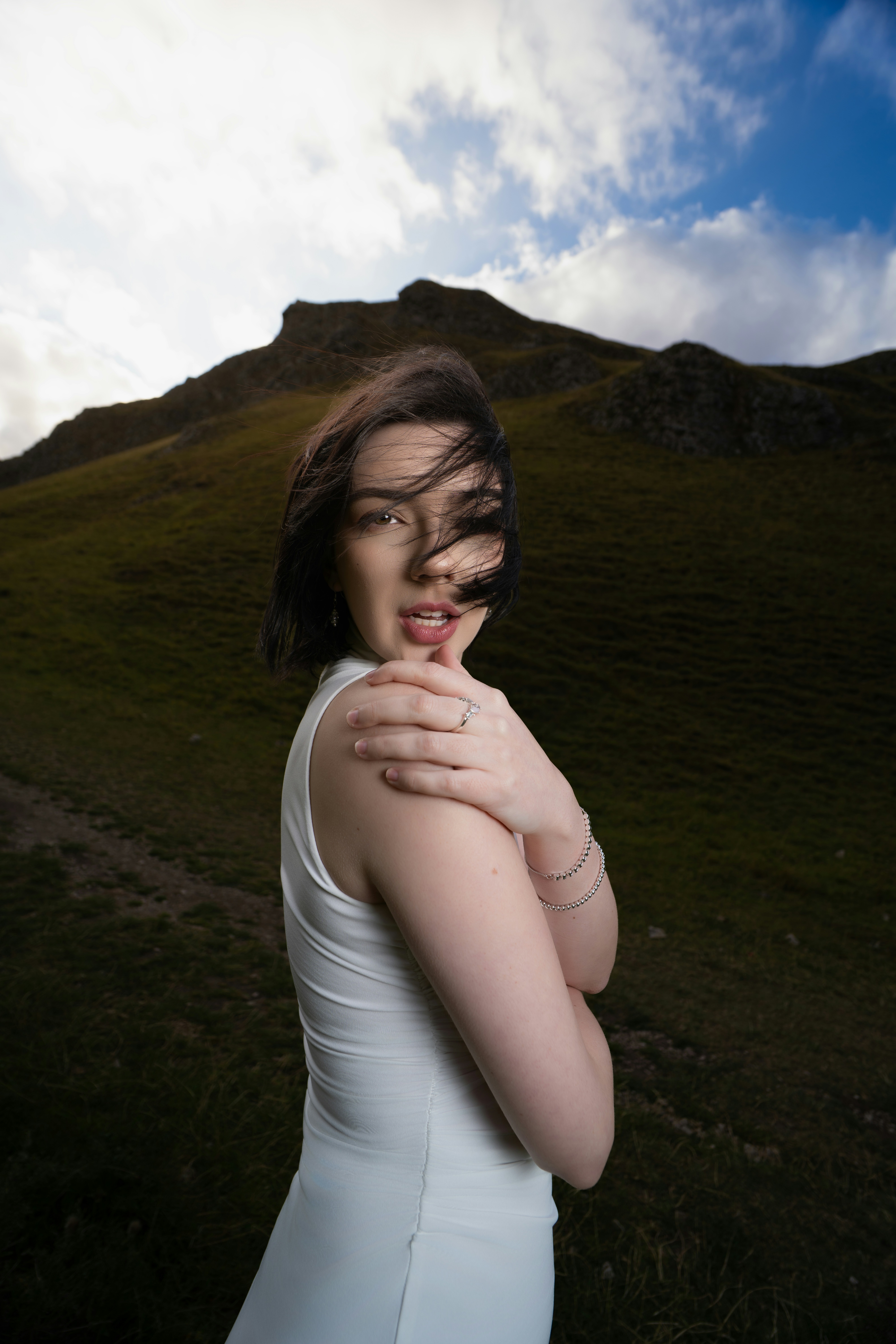 Whispers of the Wind on a Serene Slope