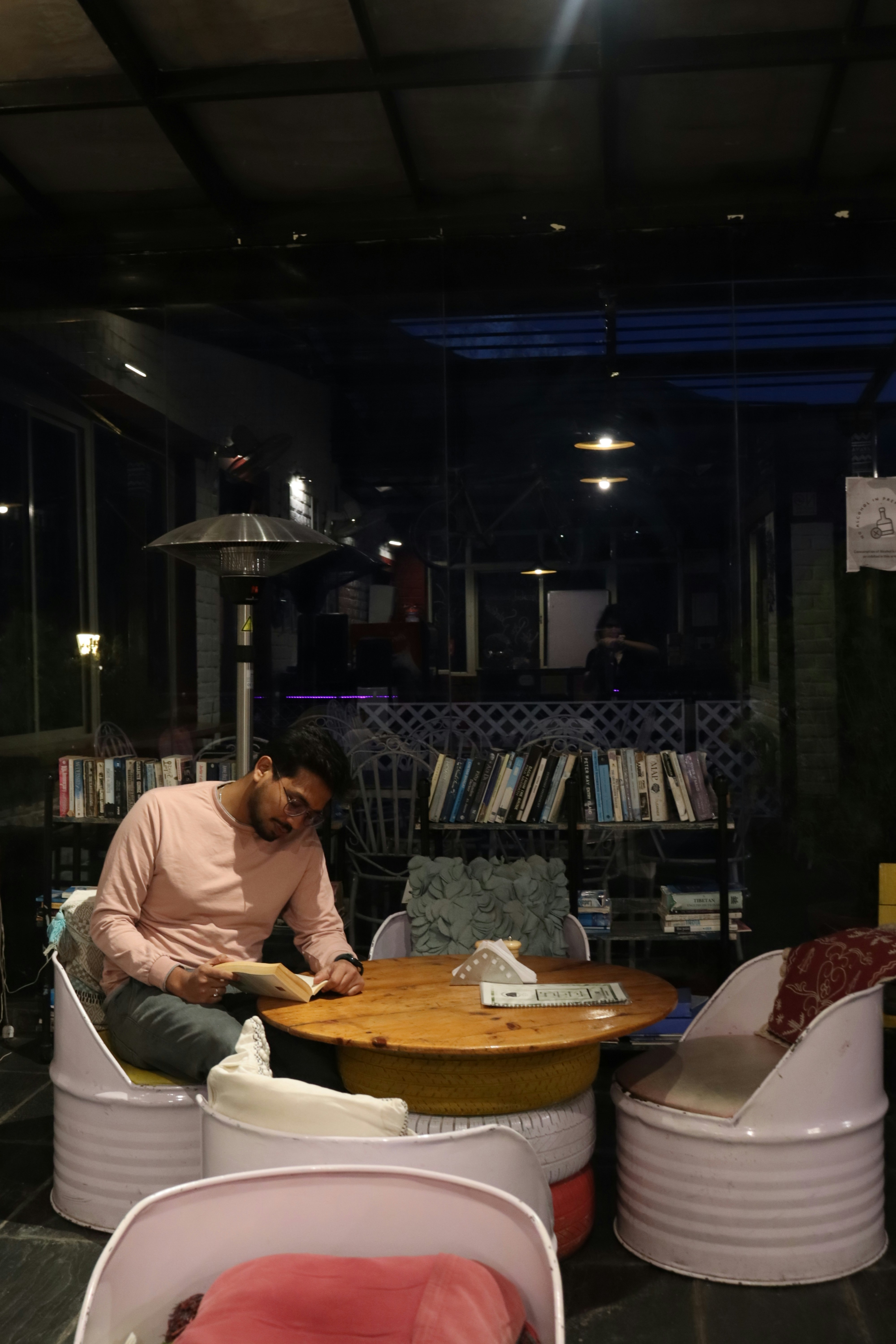 Quiet Contemplation in a Cozy Corner