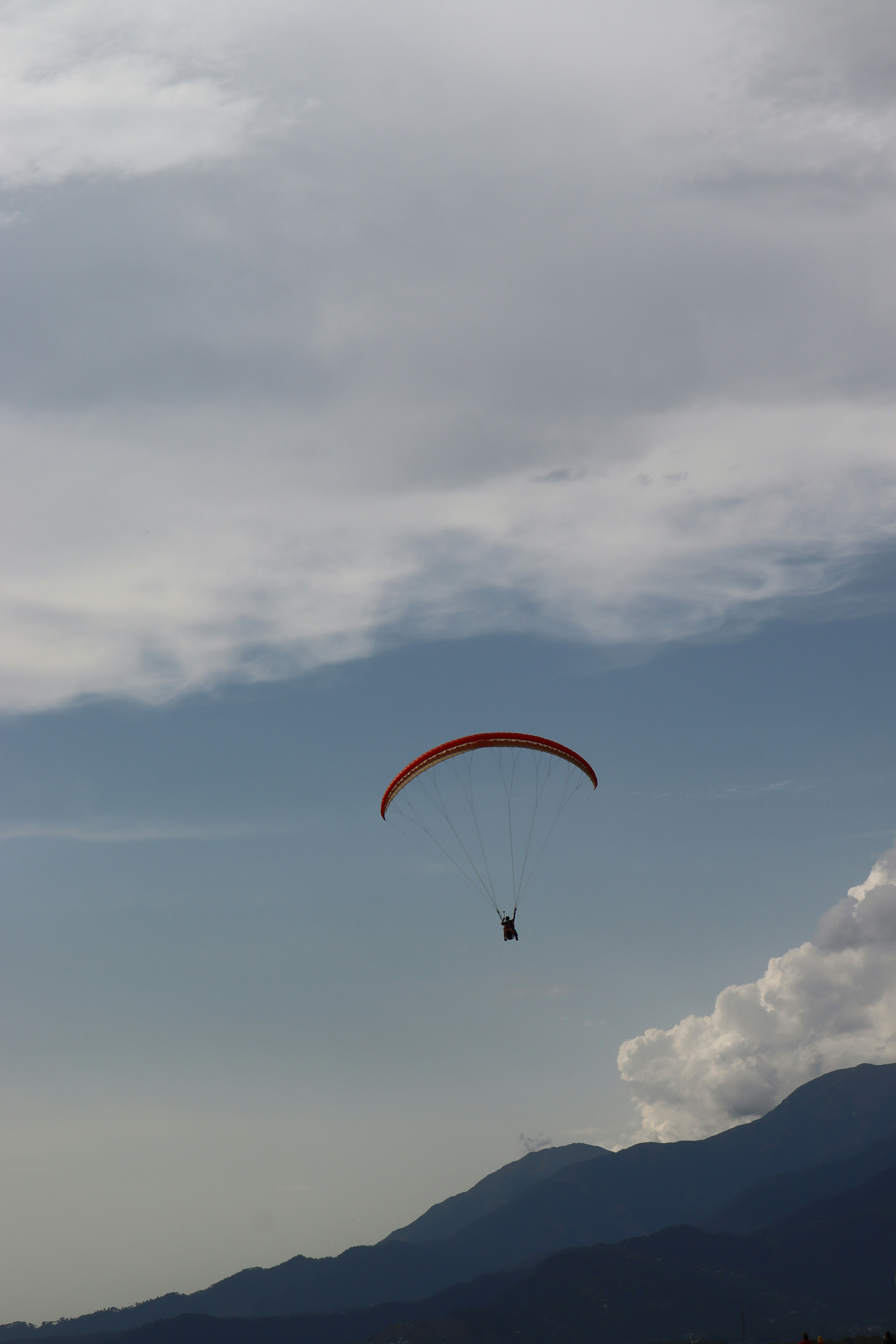 Soaring Above the Horizon: A Paraglider's Journey