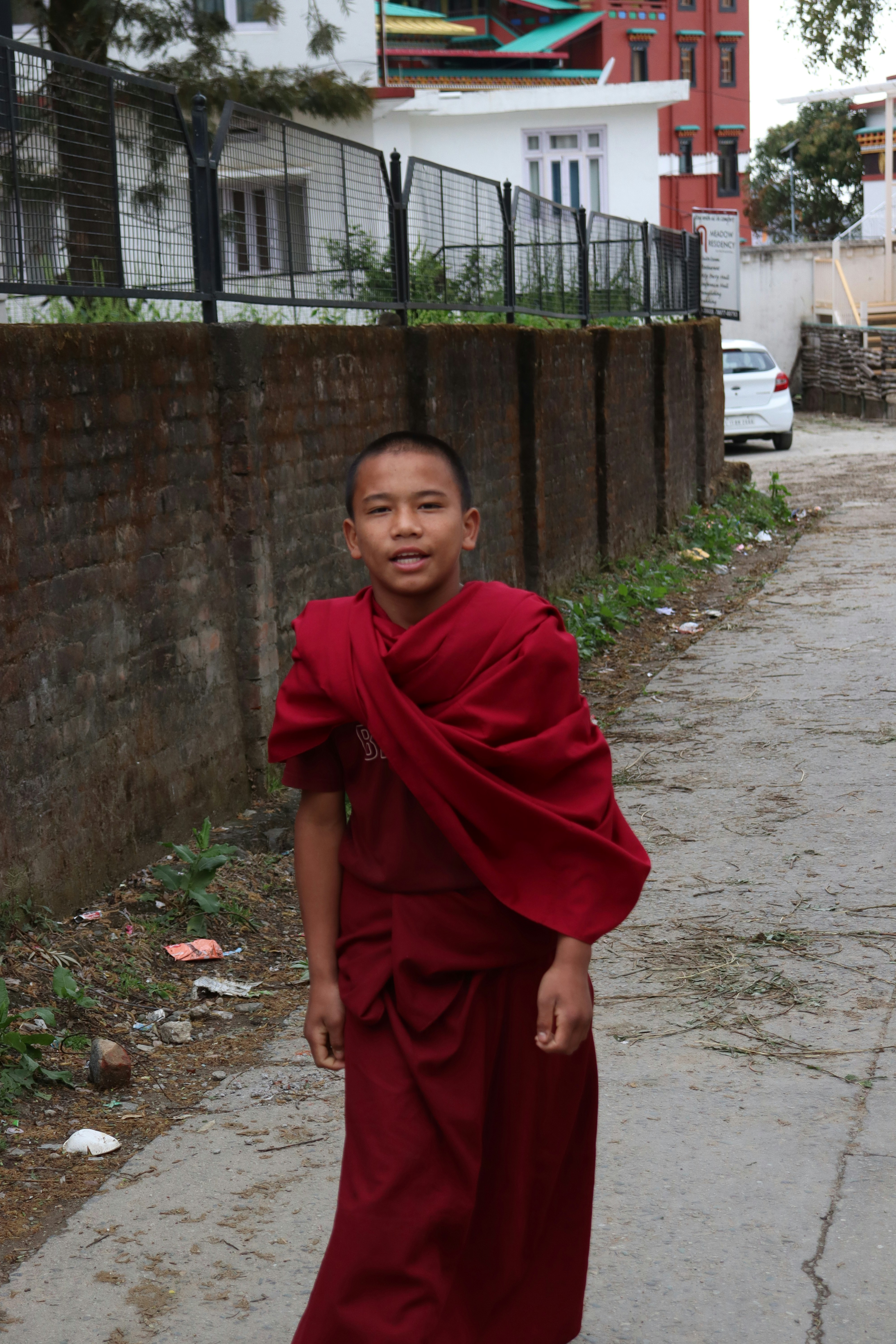 A Young Monk's Journey Through the Streets