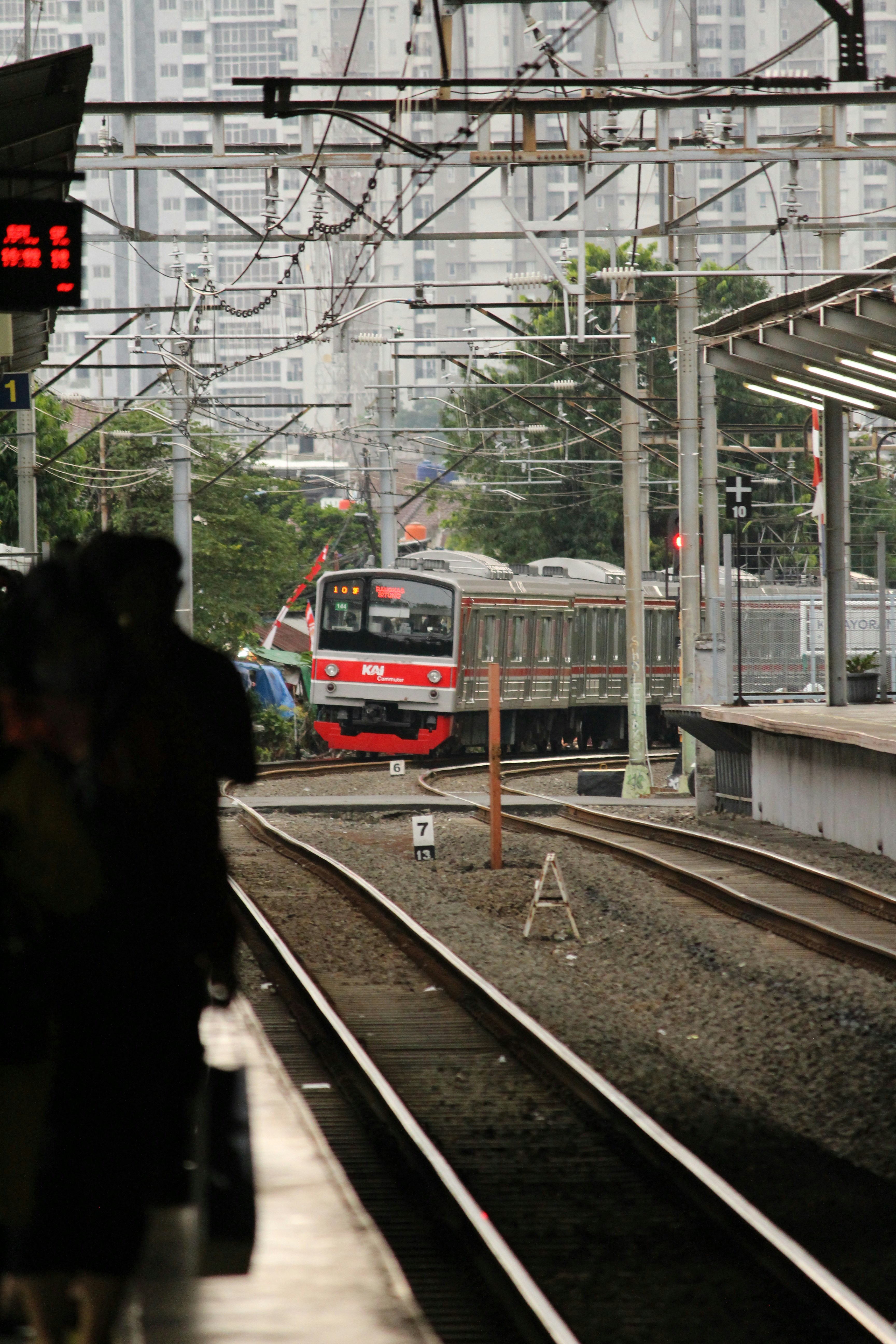 Urban Transit Symphony: A Train's Arrival