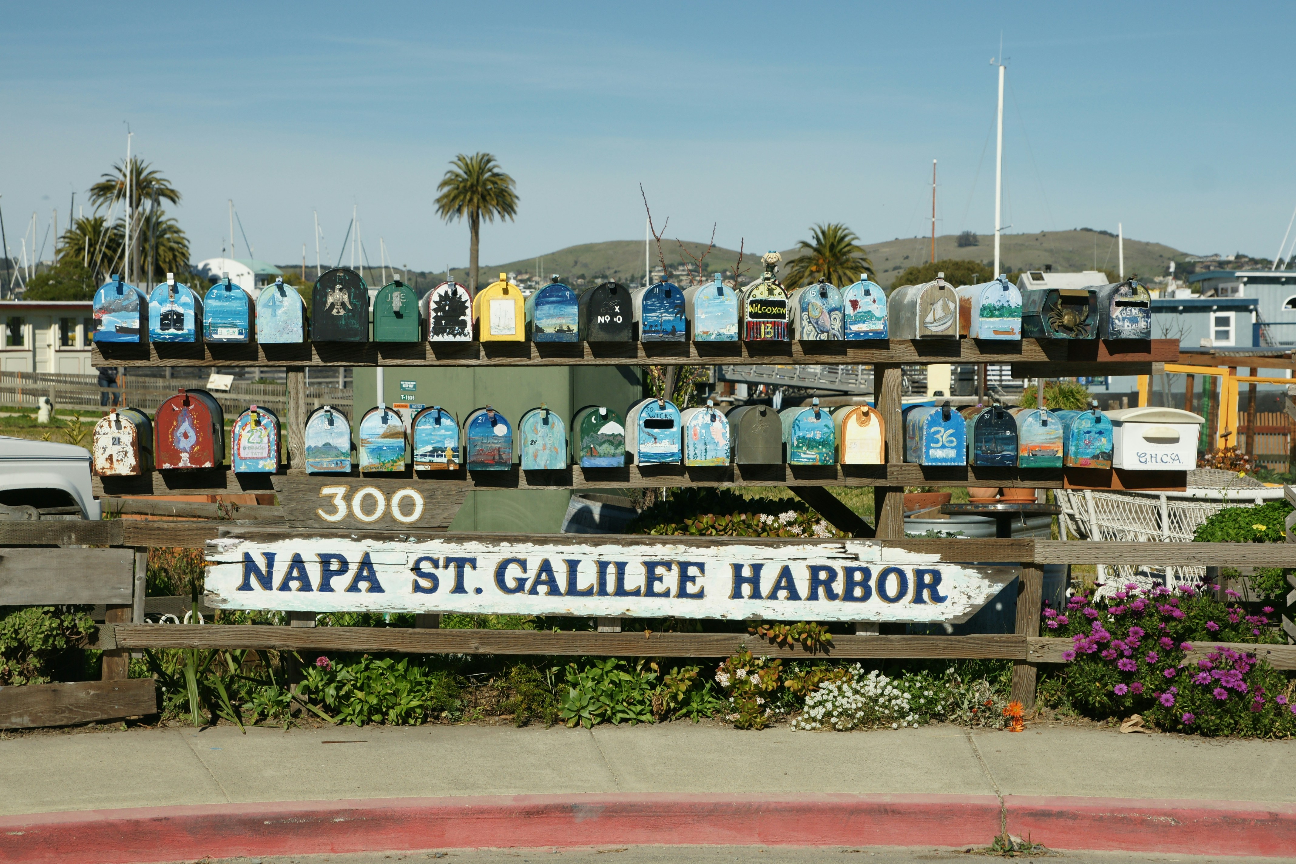 Whimsical Mailbox Gallery at Galilee Harbor