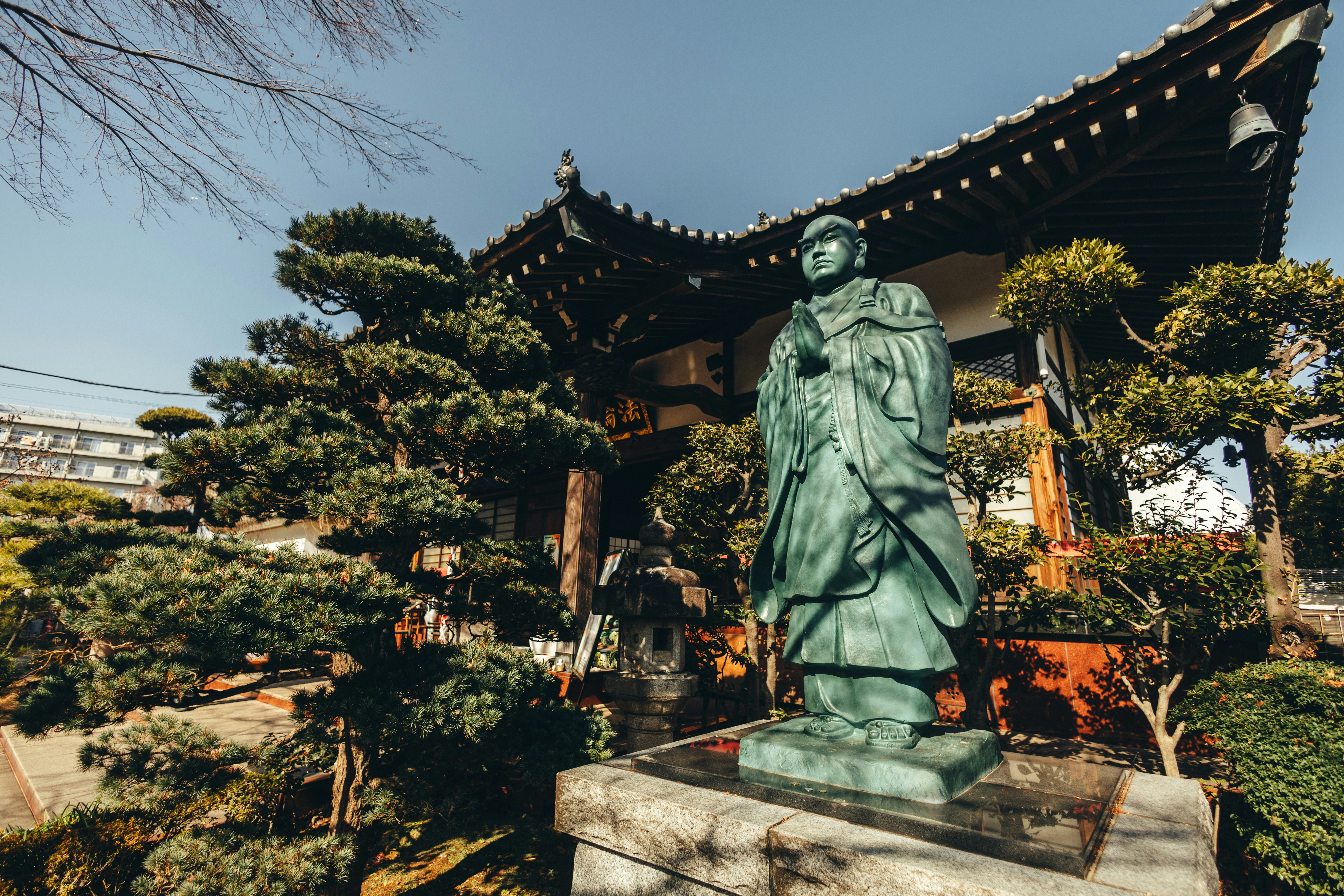 Bronze Stature Guarding the Temple Gate