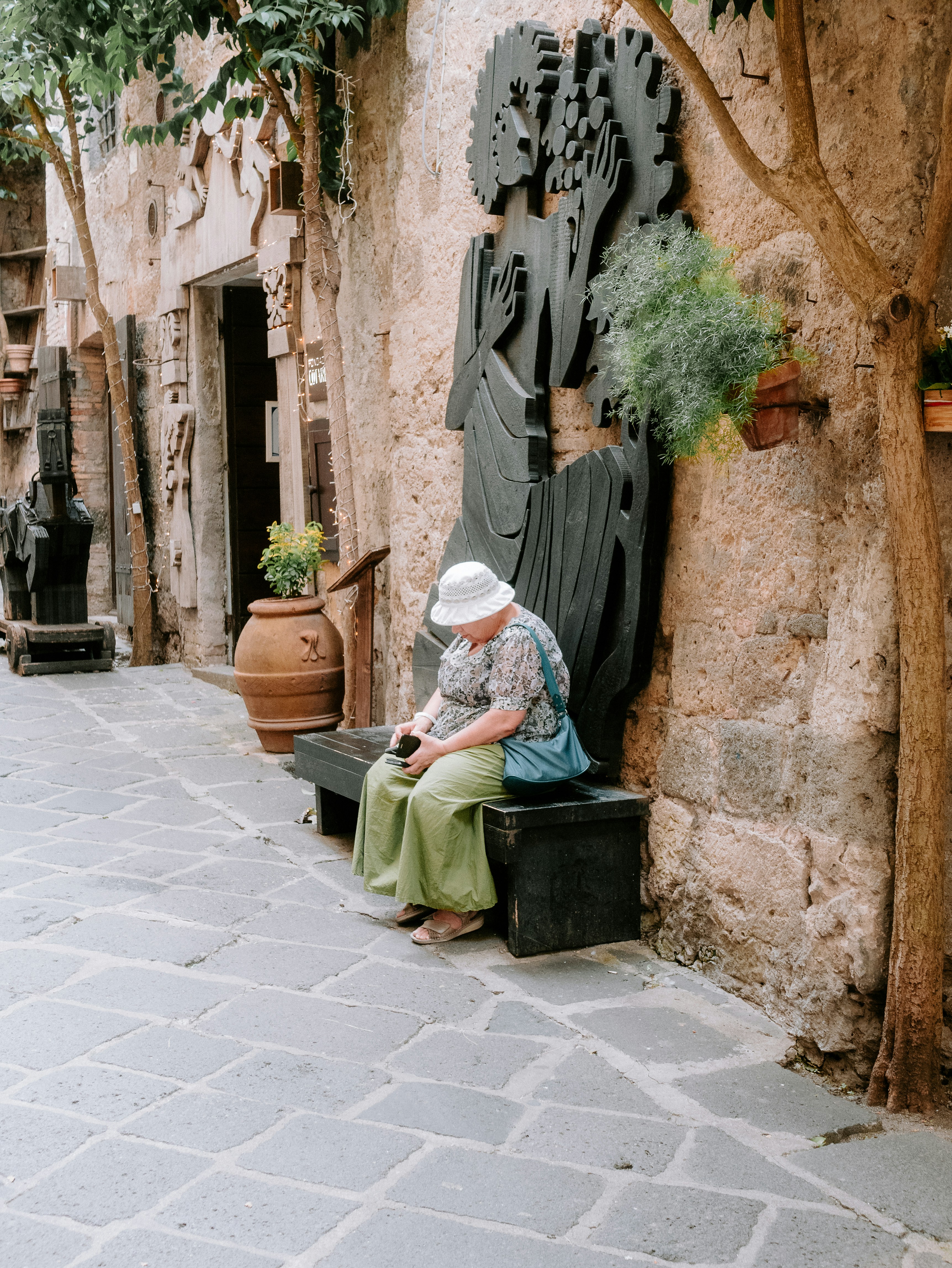 Whispers of Time in a Serene Alley