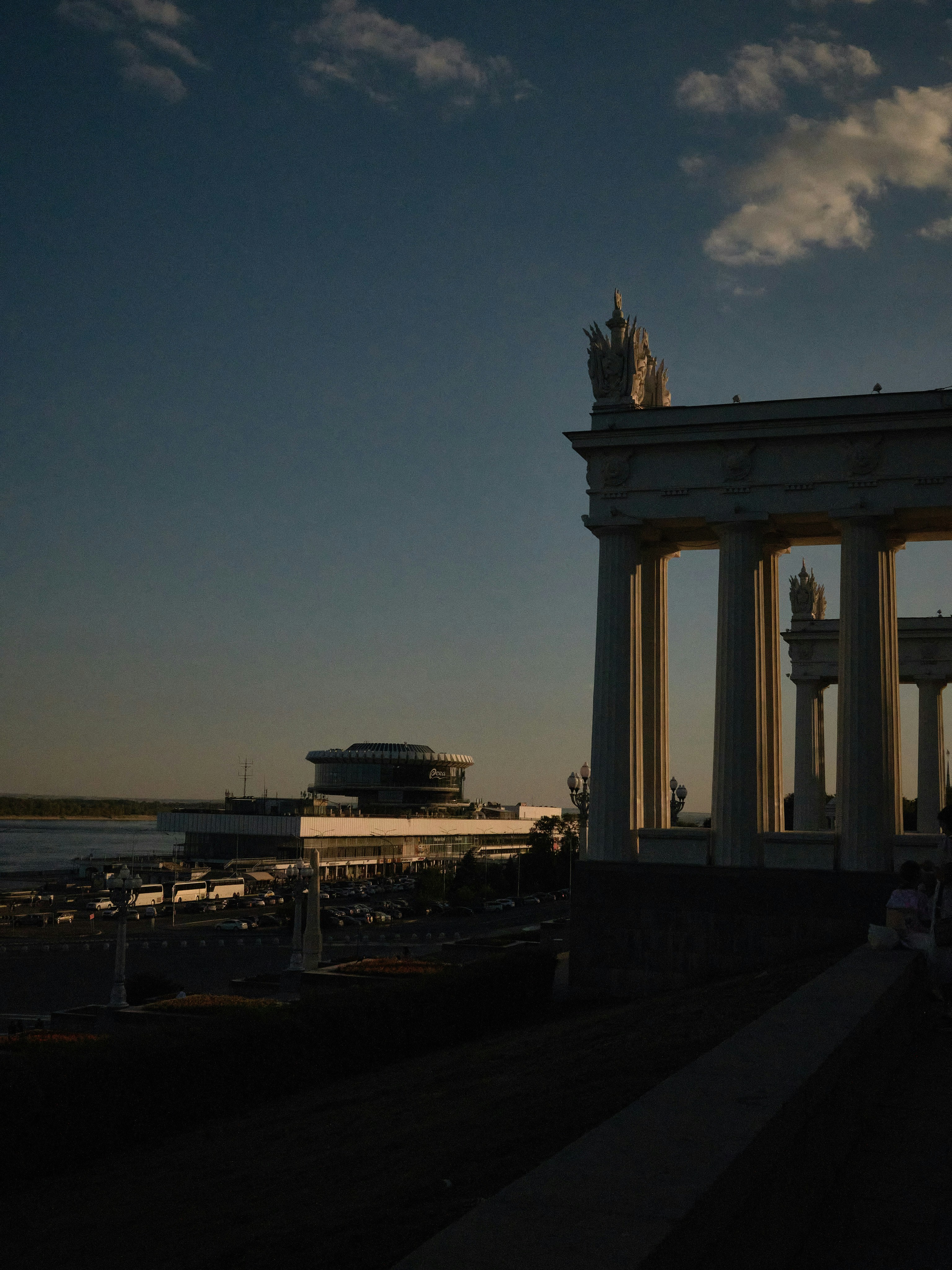 Maritime Elegance at Dusk