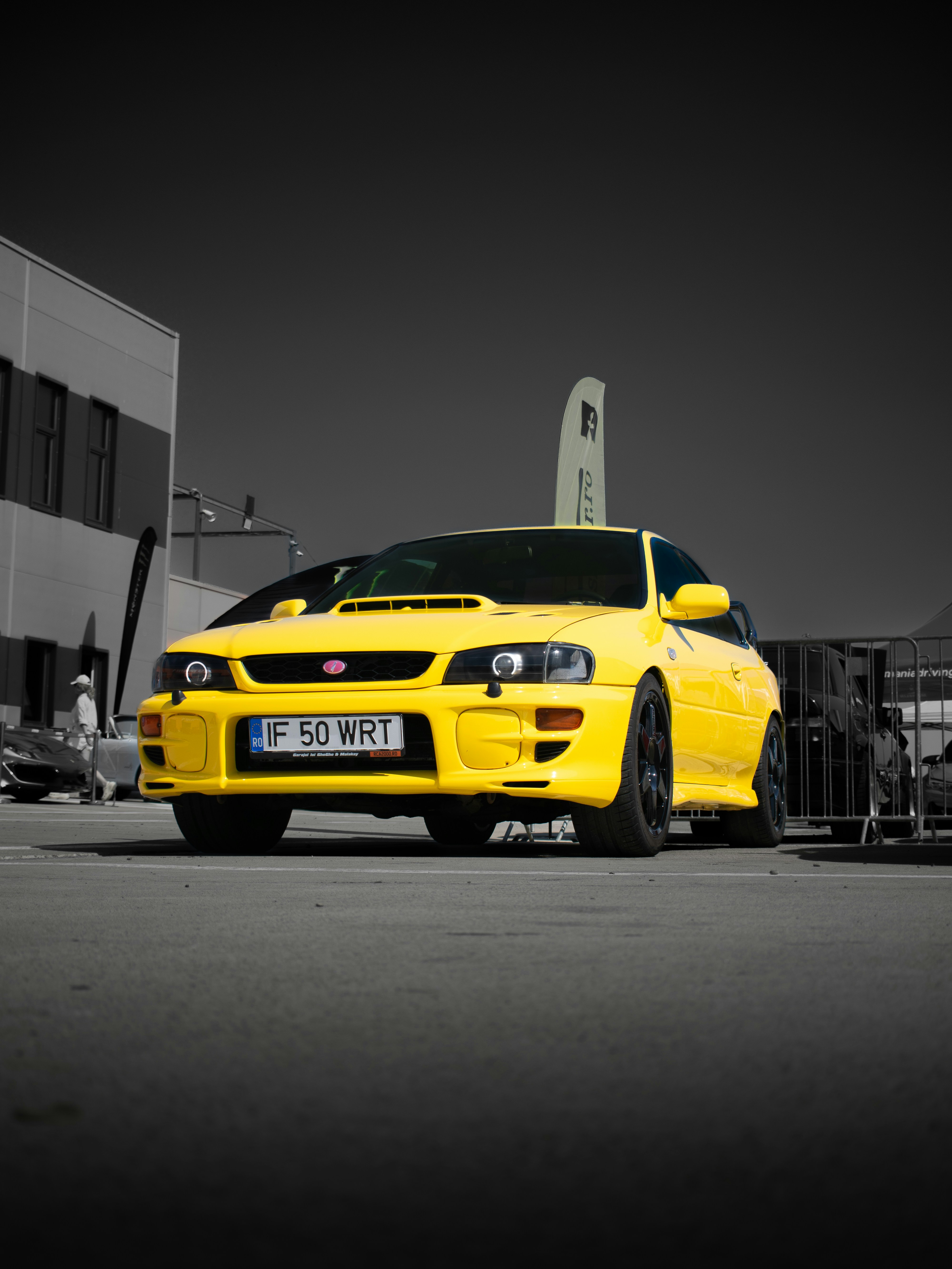 Vibrant Yellow Racer: A Tribute to Automotive Passion