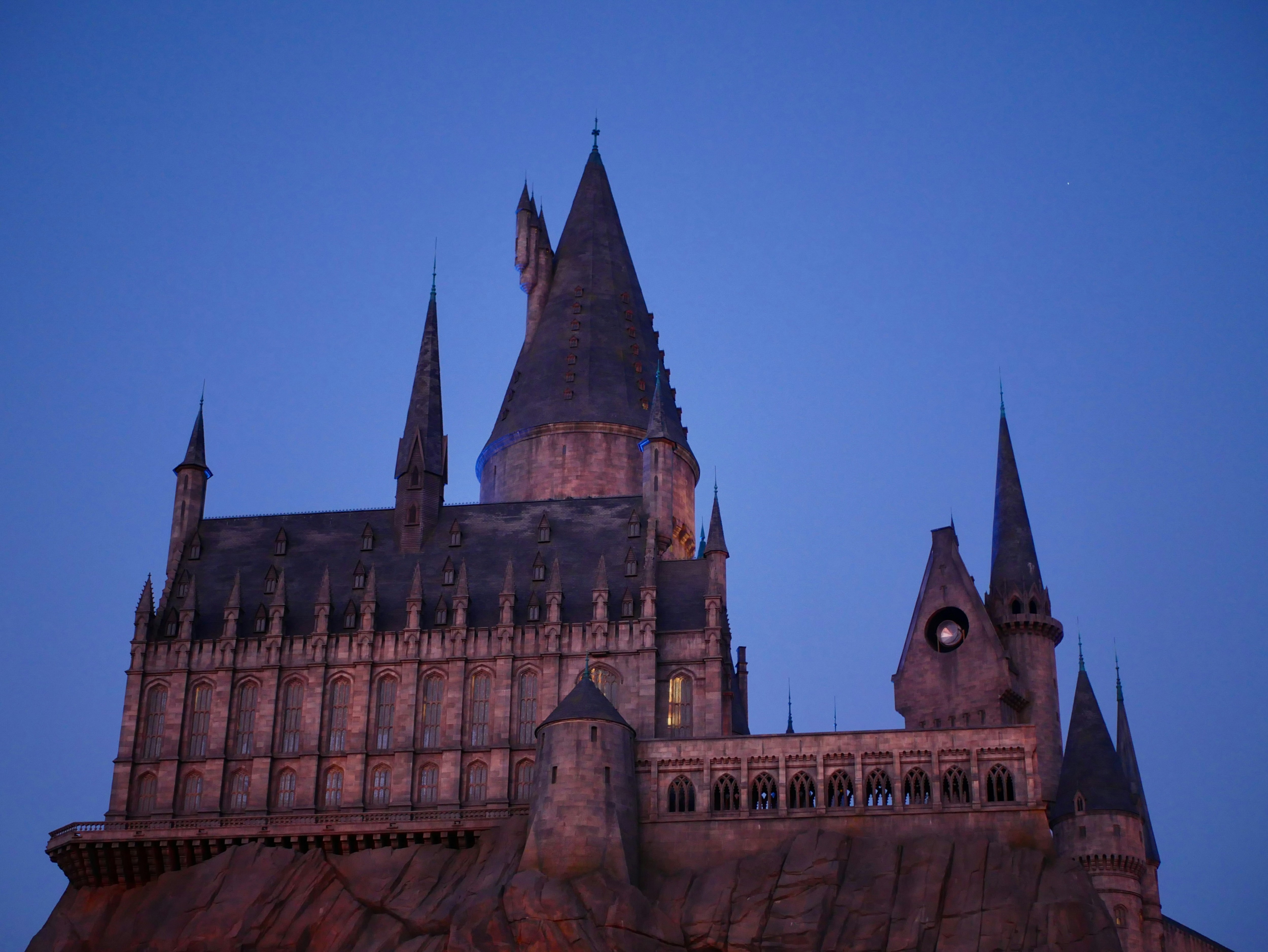 Twilight Spires: A Gothic Cathedral in Velvet Blue Hour