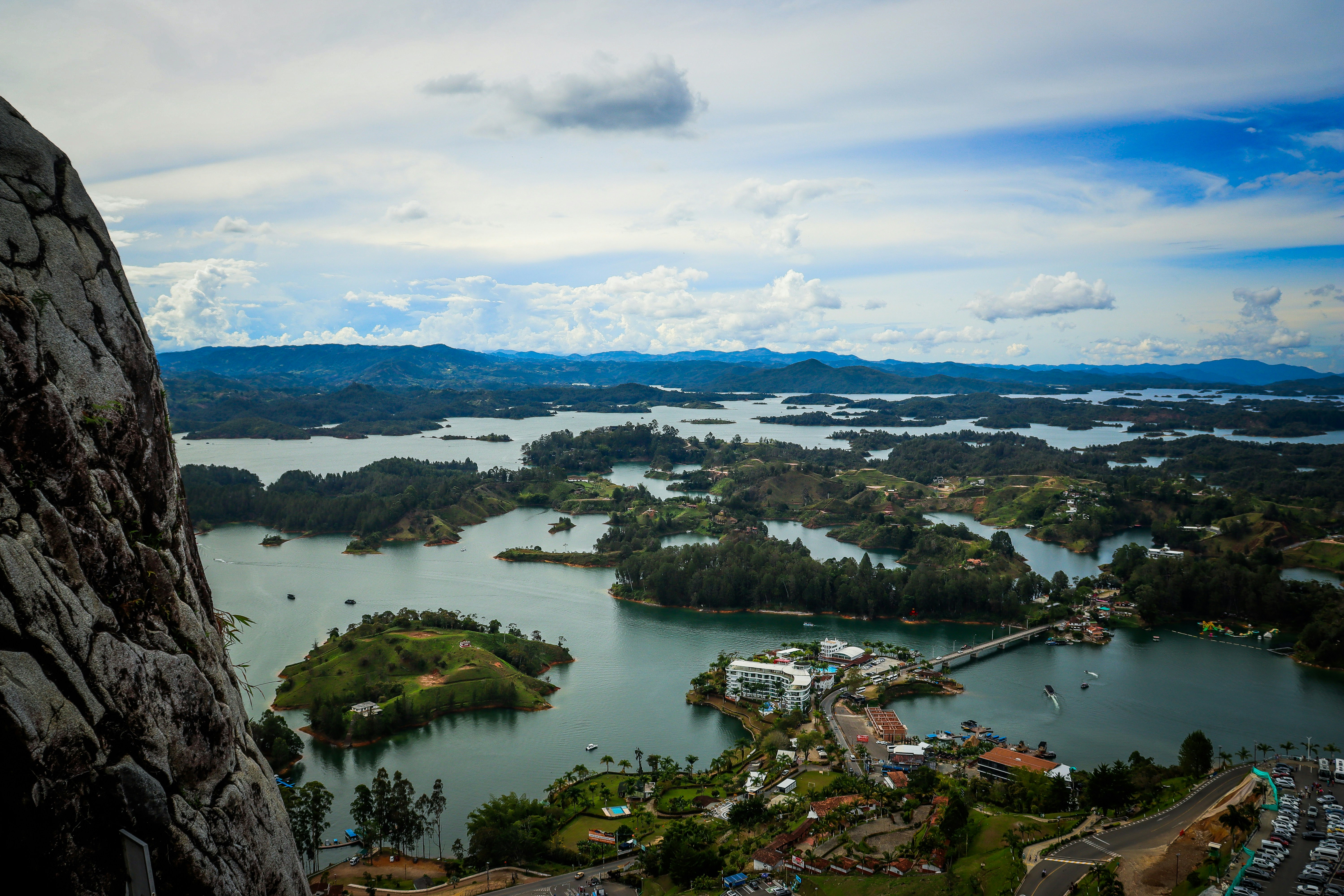 Serenity Above the Waters: A Panoramic Vista